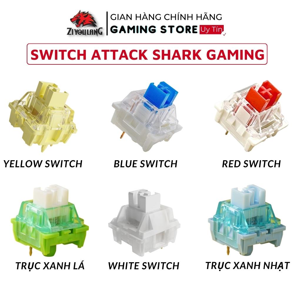 Switch Bàn Phím Cơ Gaming ZiyouLang Công Tắc Phím Attack Shark Blue Switch/ Red Switch/ Yellow ...