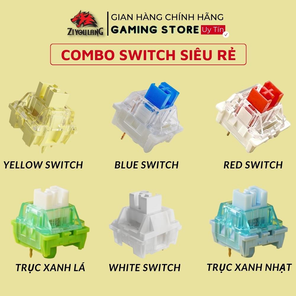 Glass Switch Milky White/ Blue Switch/ Red Switch/ Yellow Switch linear ...