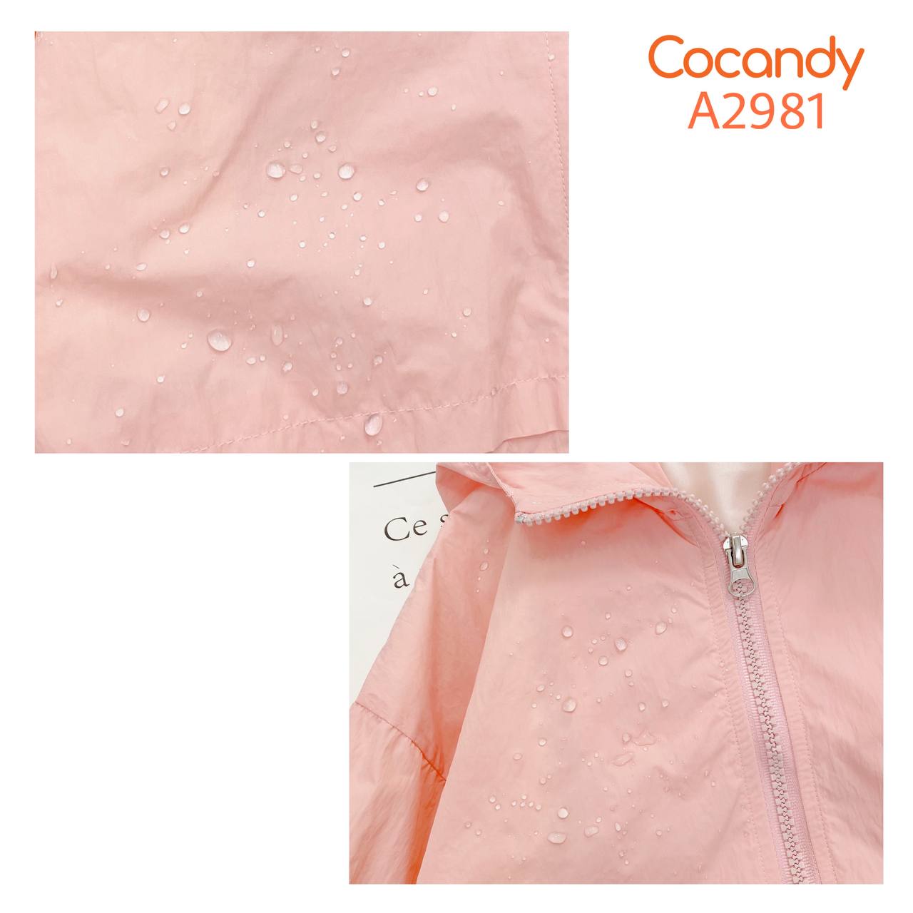 Áo khoác cho bé -Áo khoác HỒNG phối tai gấu BE và Áo khoác gió HỒNG dây ...