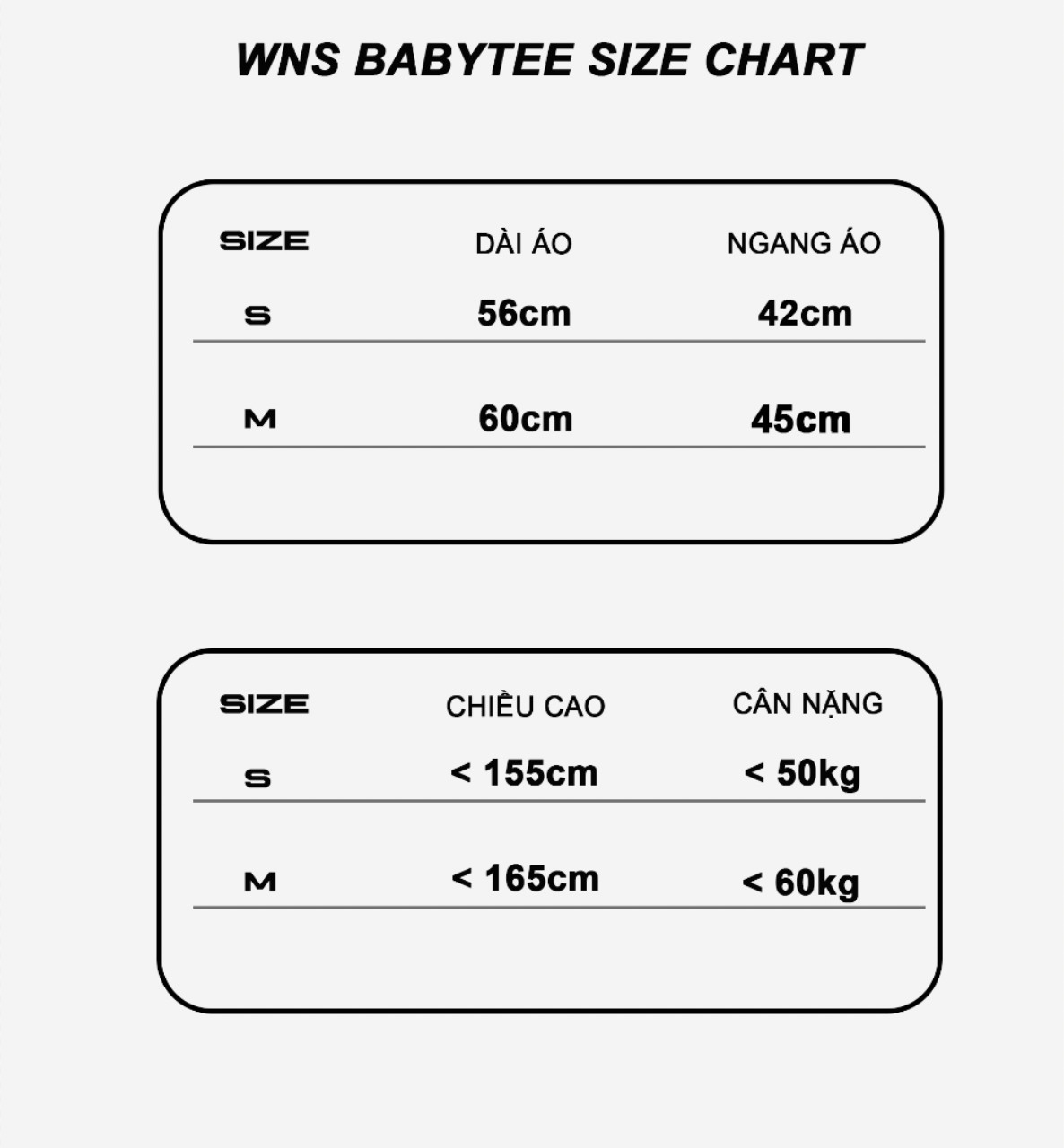 WNS Baby Tee Logo - Áo Thun Cotton Form Baby Local Brand WNS Chính Hãng ...