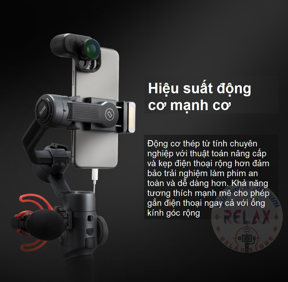 Gimbal chống rung ZHIYUN SMOOTH 5/5S Combo, Gậy quay video chống rung tốt hơn Gimbal smart xpro ...