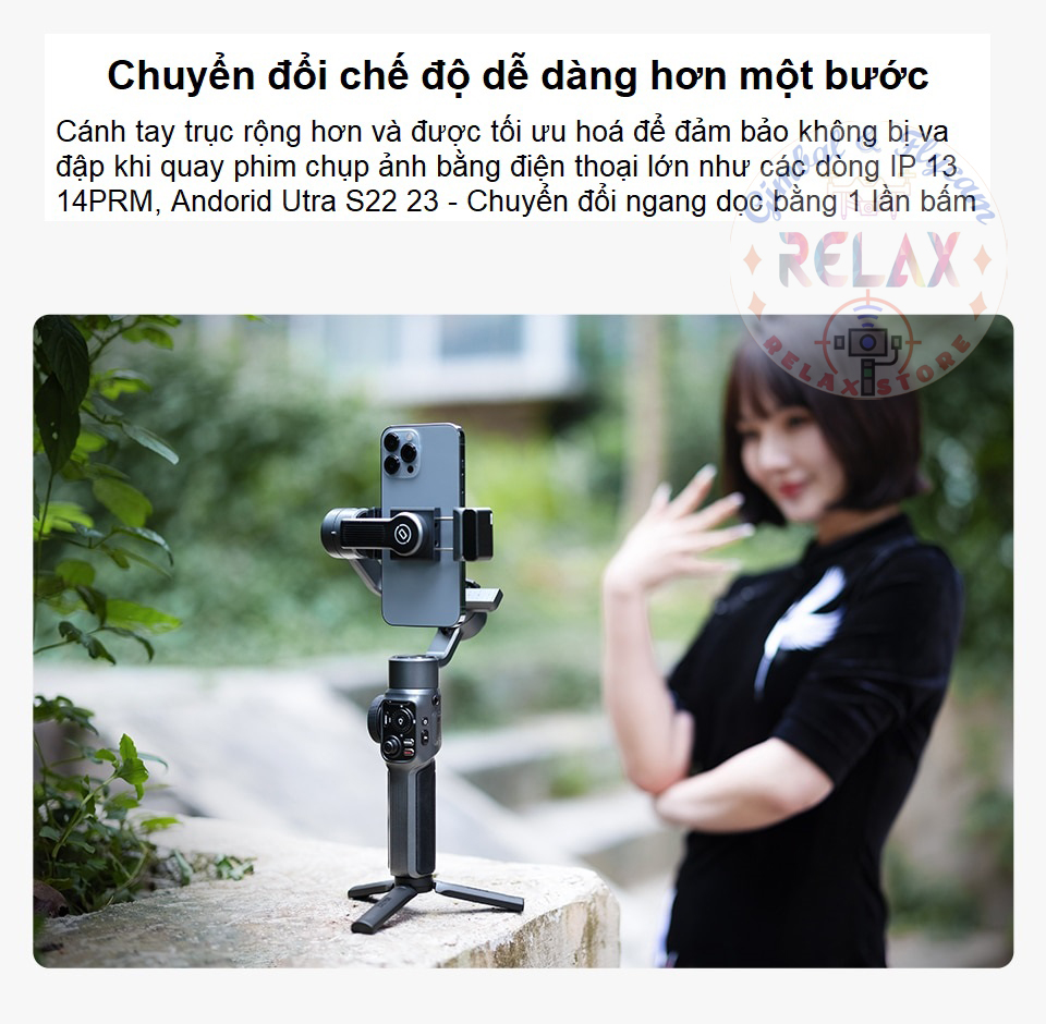 Gimbal chống rung ZHIYUN SMOOTH 5/5S Combo, Gậy quay video chống rung tốt hơn Gimbal smart xpro ...
