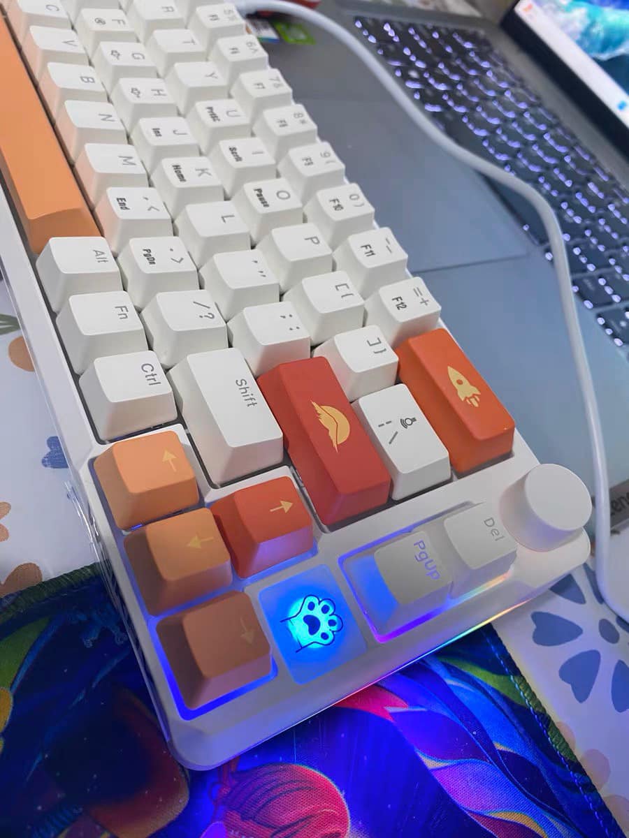 Bàn phím cơ có núm META68 WEIKAV Red Switch | Shopee Việt Nam