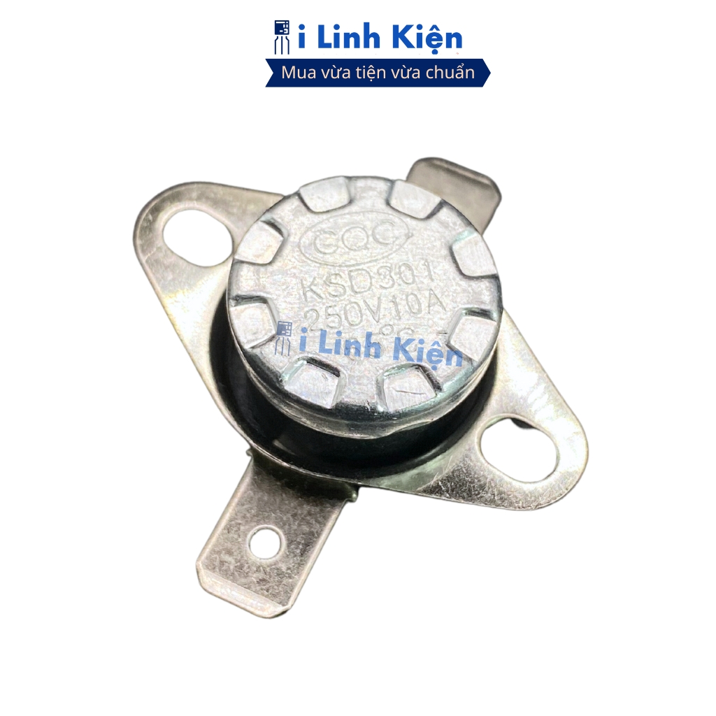 Relay nhiệt, rơ le KSD301 250V 10A thường đóng từ 115-180 độ chất lượng ...