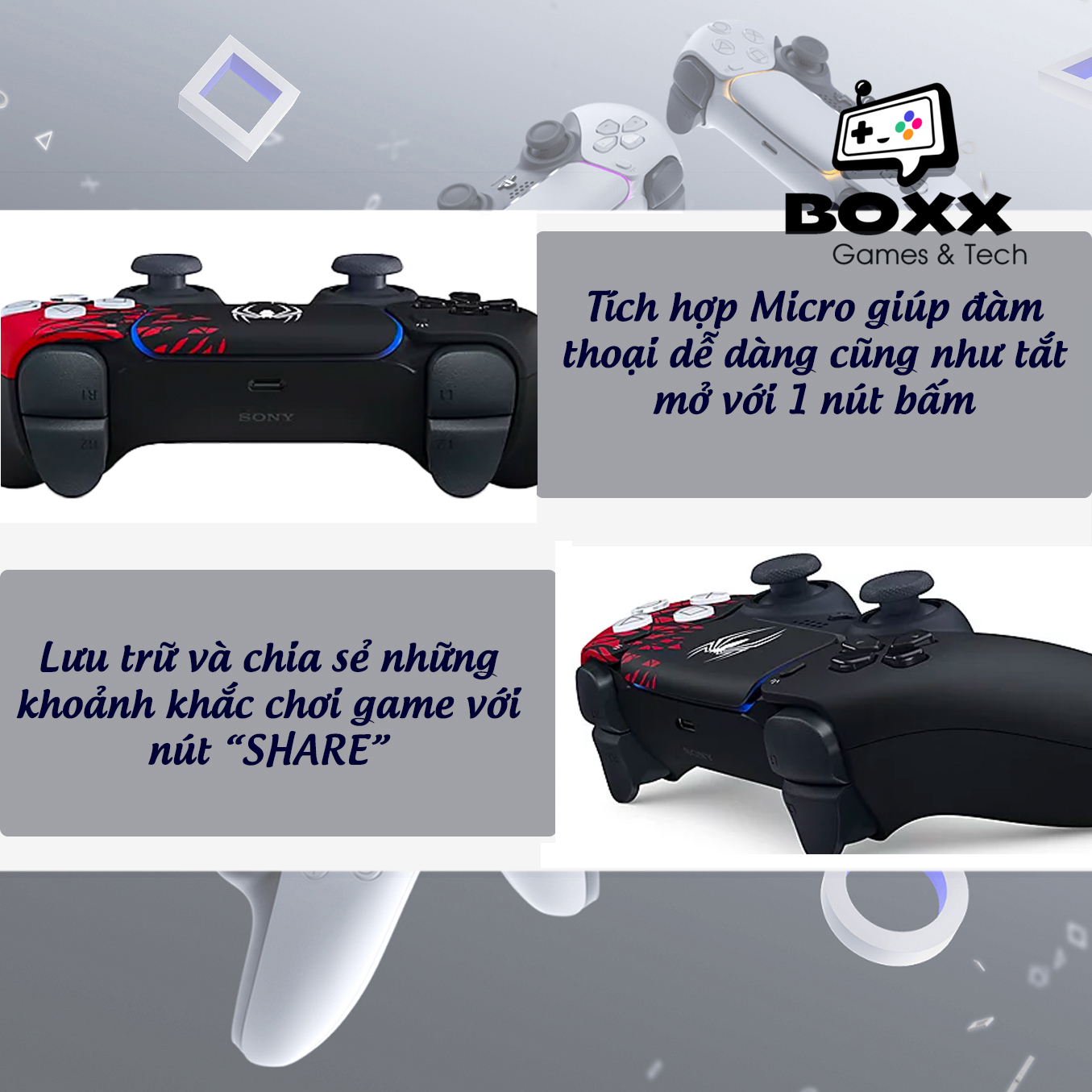 Tay Cầm PS5 DualSense PlayStation 5 Marvel’s Spider Man 2 Limited ...