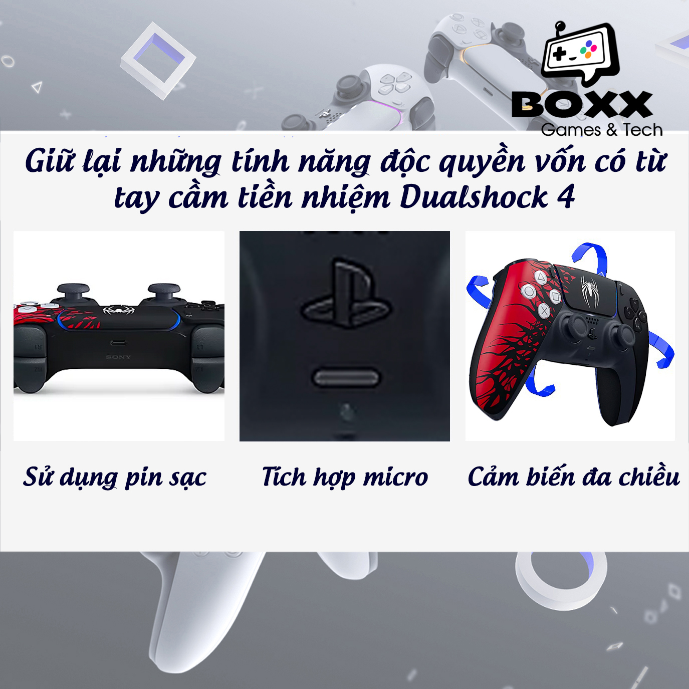Tay Cầm PS5 DualSense PlayStation 5 Marvel’s Spider Man 2 Limited ...