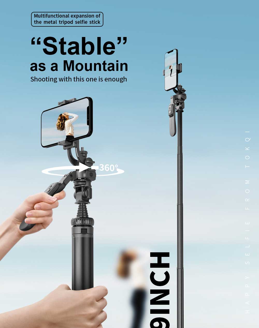 Tripod Đa Năng CYKE C05 Chất Liệu Hợp Kim Siêu Dài 2m | Shopee Việt Nam