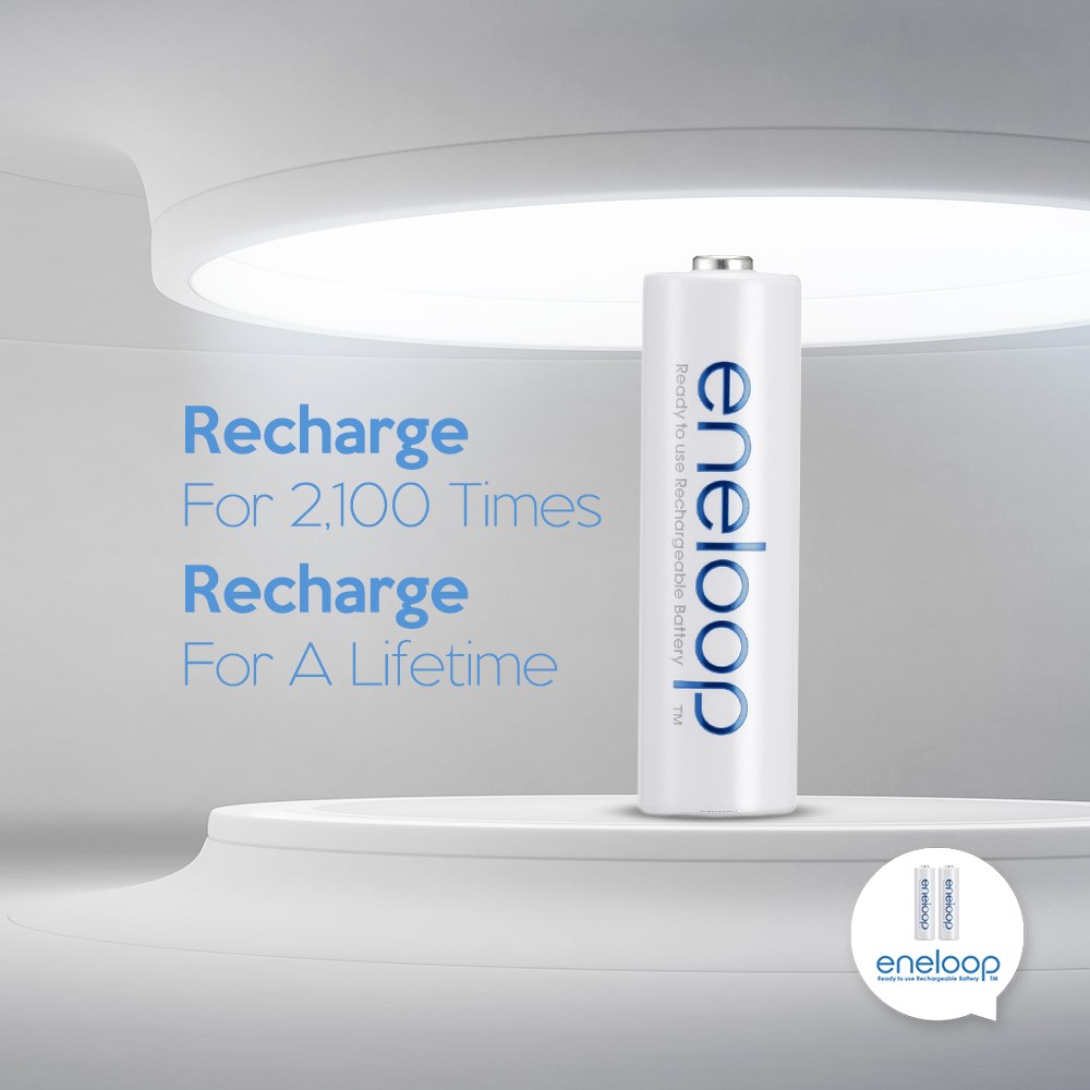 Pin Sạc Eneloop Panasonic AAA 800mAh Vỉ 2 Viên Chính Hãng - Tặng Kèm ...