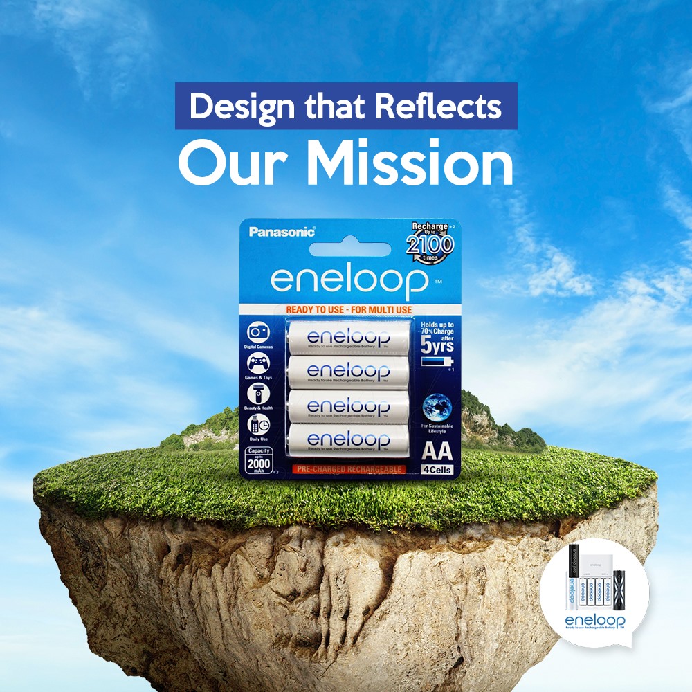 Pin Sạc Eneloop Panasonic AAA 800mAh Vỉ 2 Viên Chính Hãng - Tặng Kèm ...