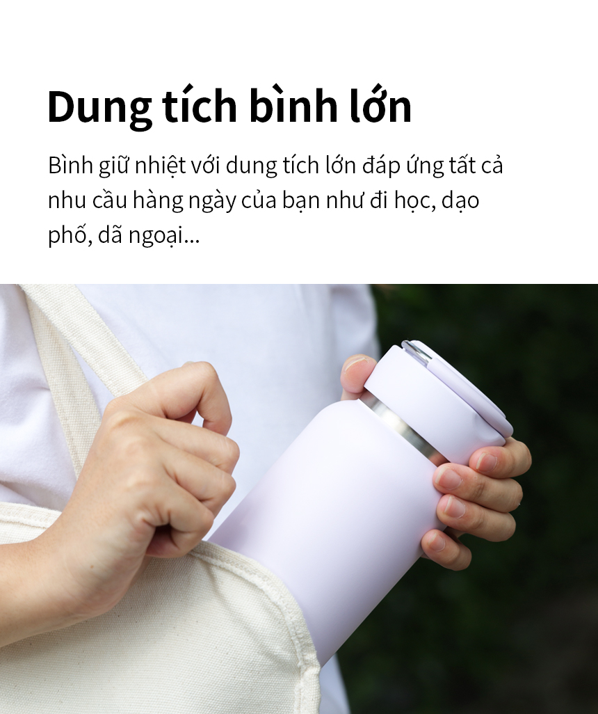 Bình giữ nhiệt Lock&Lock Sling Ring Tumbler 650ml - 800ml - Màu mint ...