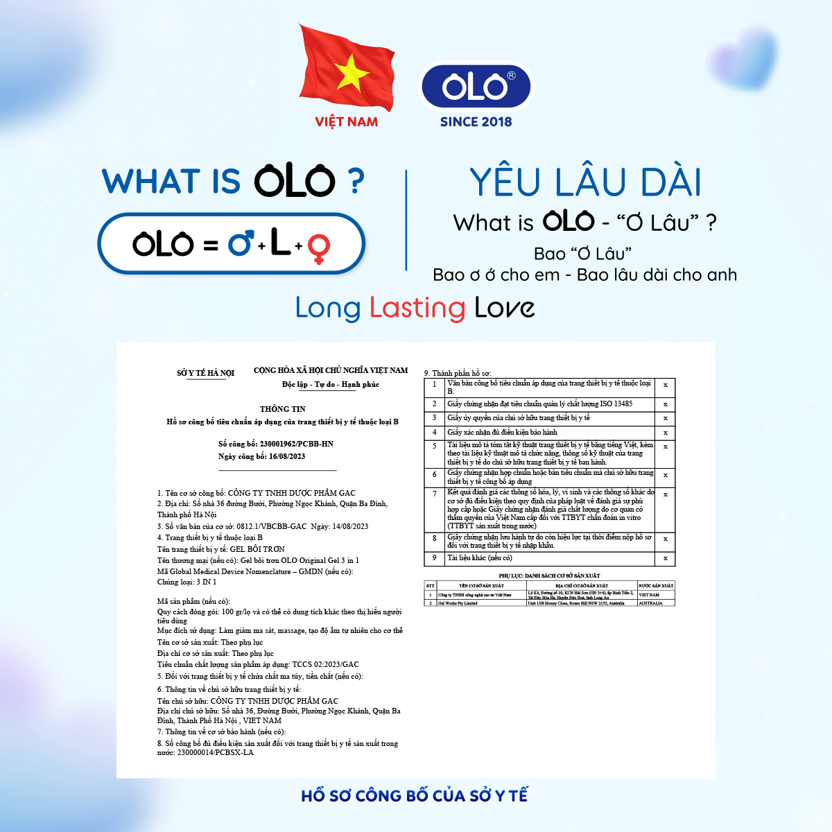 Gel bôi trơn OLO 3 in 1 - mát xa toàn thân, trơn lâu, trong suốt, không mùi, không bết, gốc nước ...