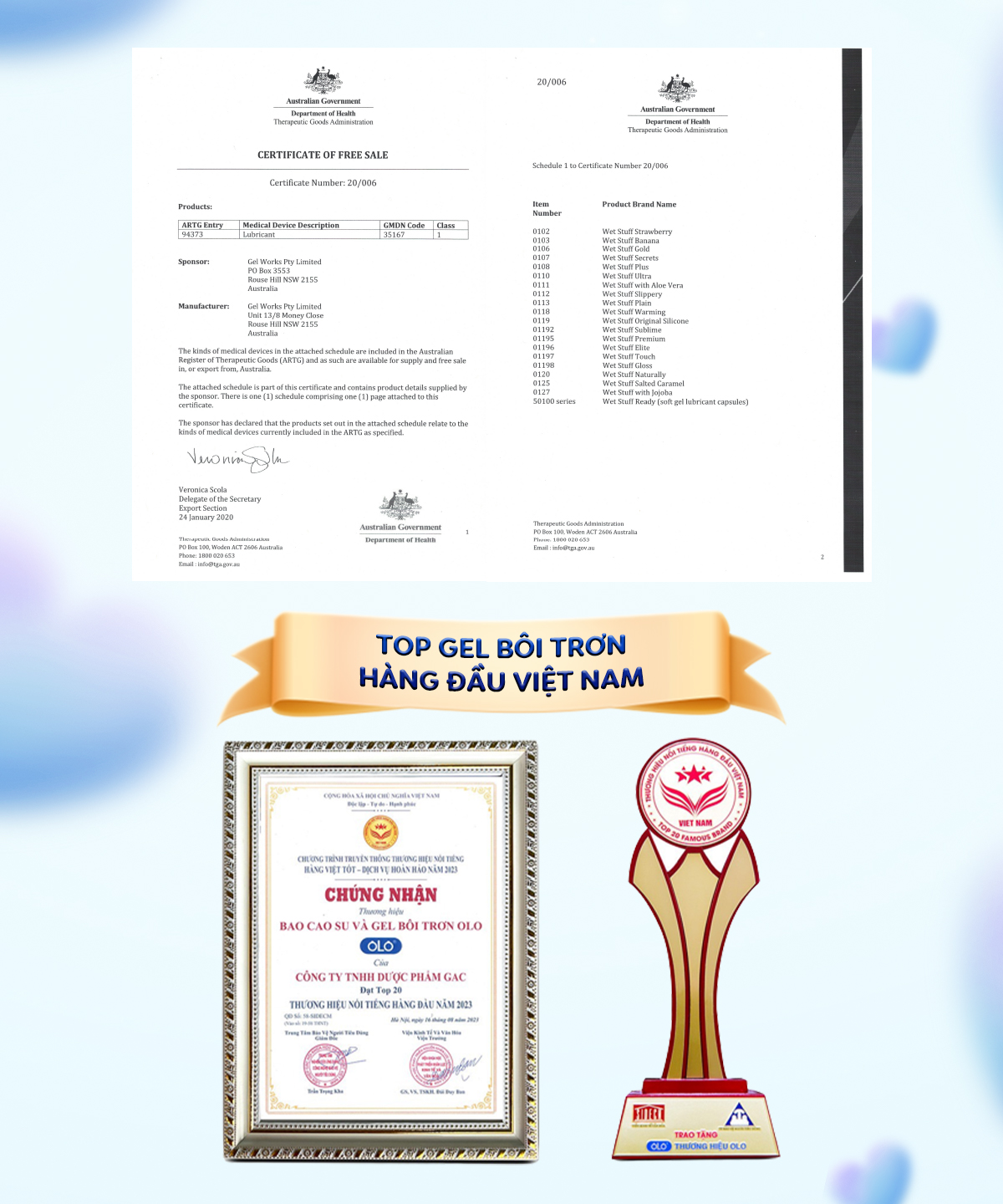 Gel bôi trơn OLO 3 in 1 - mát xa toàn thân, trơn lâu, trong suốt, không mùi, không bết, gốc nước ...