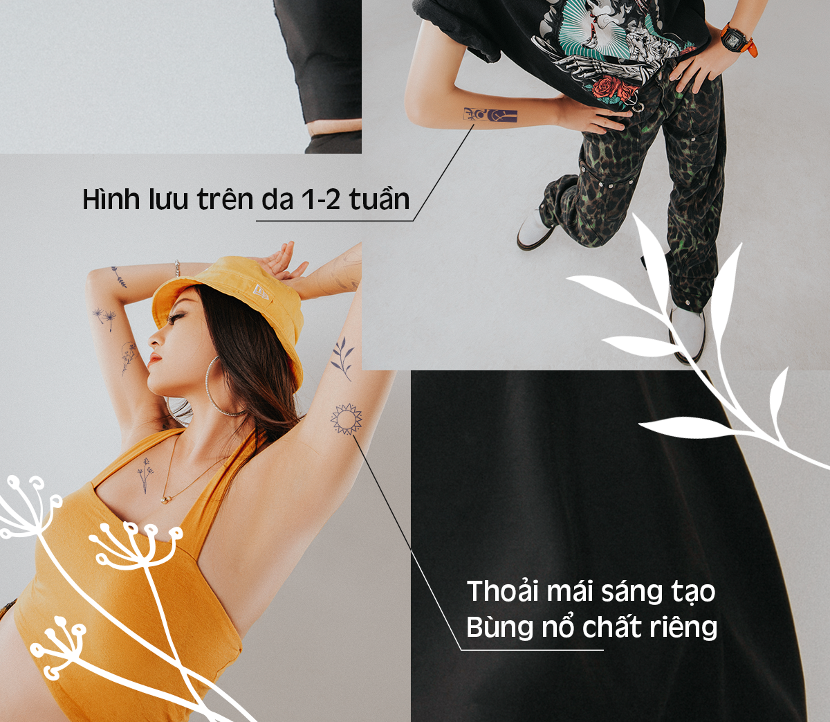 [Fearless Collection] Hình xăm dán tạm thời 15 ngày Inkaholic - xăm giả đẹp & ngầu y xăm thật ...