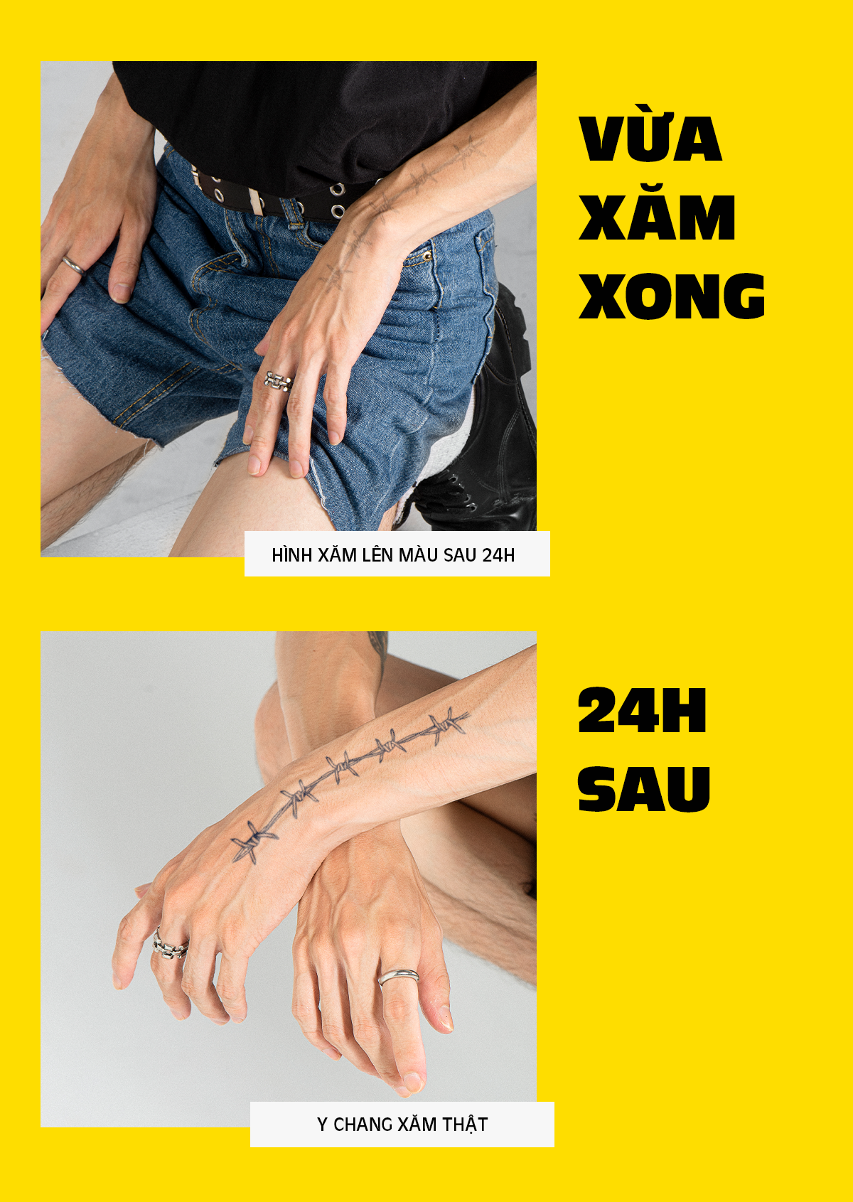 [Fearless Collection] Hình xăm dán tạm thời 15 ngày Inkaholic - xăm giả đẹp & ngầu y xăm thật ...