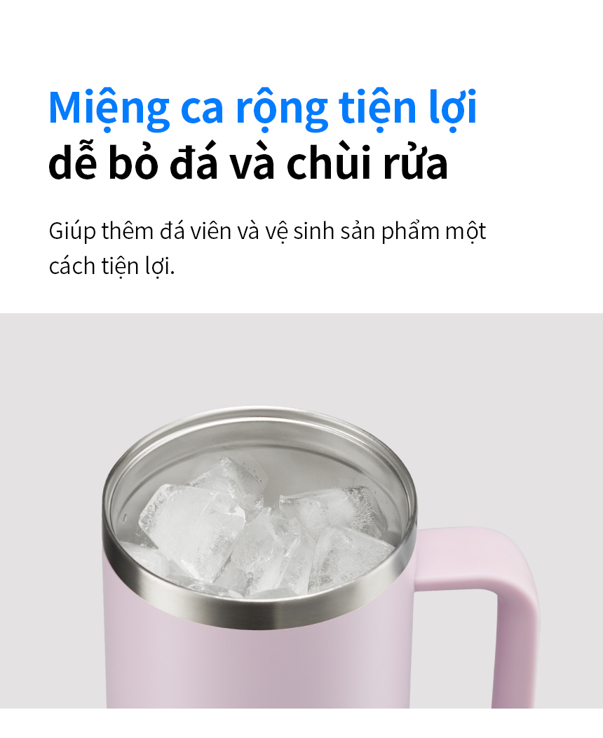 Cốc giữ nhiệt Lock&Lock Flat Table Mug 730ml LHC4320 - Màu xanh cổ vịt ...