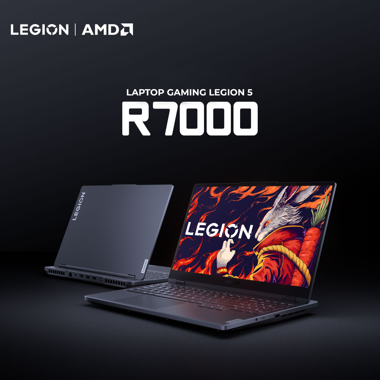Laptop Lenovo Legion 5 R7000 2024 (R7 8745H/ RTX 4060/ Ram 16GB/ SSD 512 GB/ 15,6" FHD 144Hz 100 ...