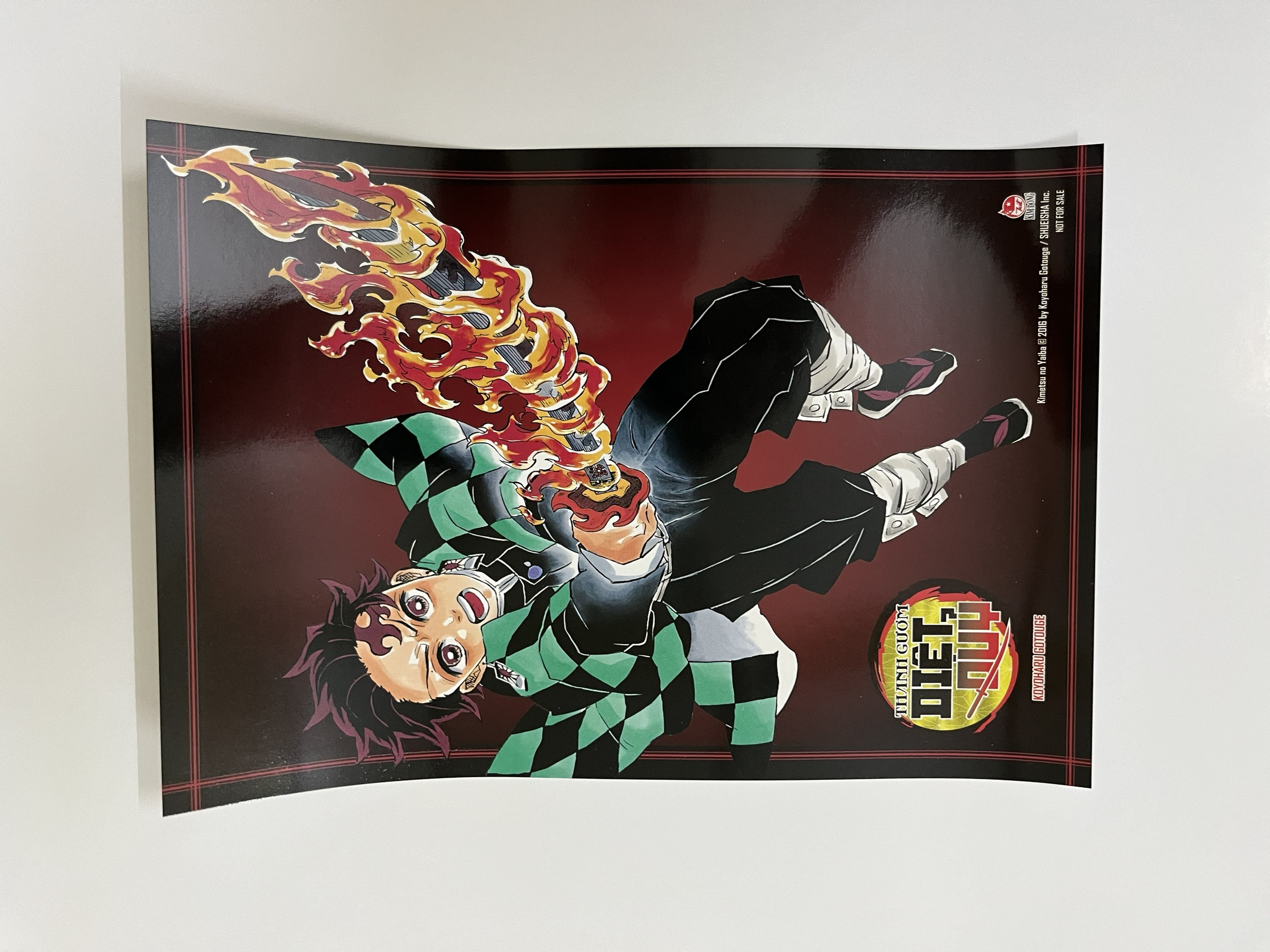 Poster Mini Tanjiro Thanh gươm diệt quỷ - Fes Color Fiesta Level Up ...