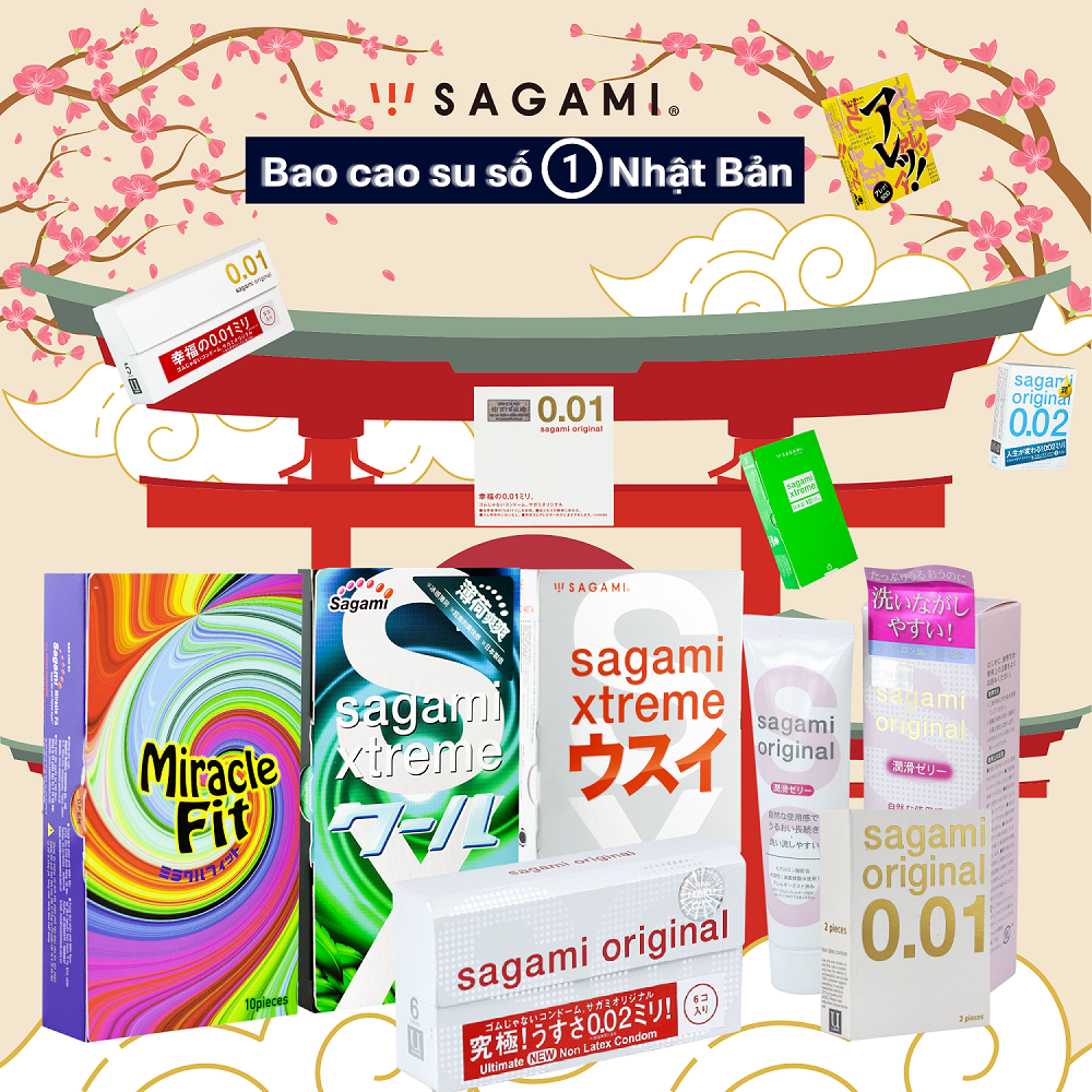 Bao cao su Sagami Xtreme - Superthin - bcs mỏng - kéo dài thời gian - chính hãng Nhật Bản- 01 ...