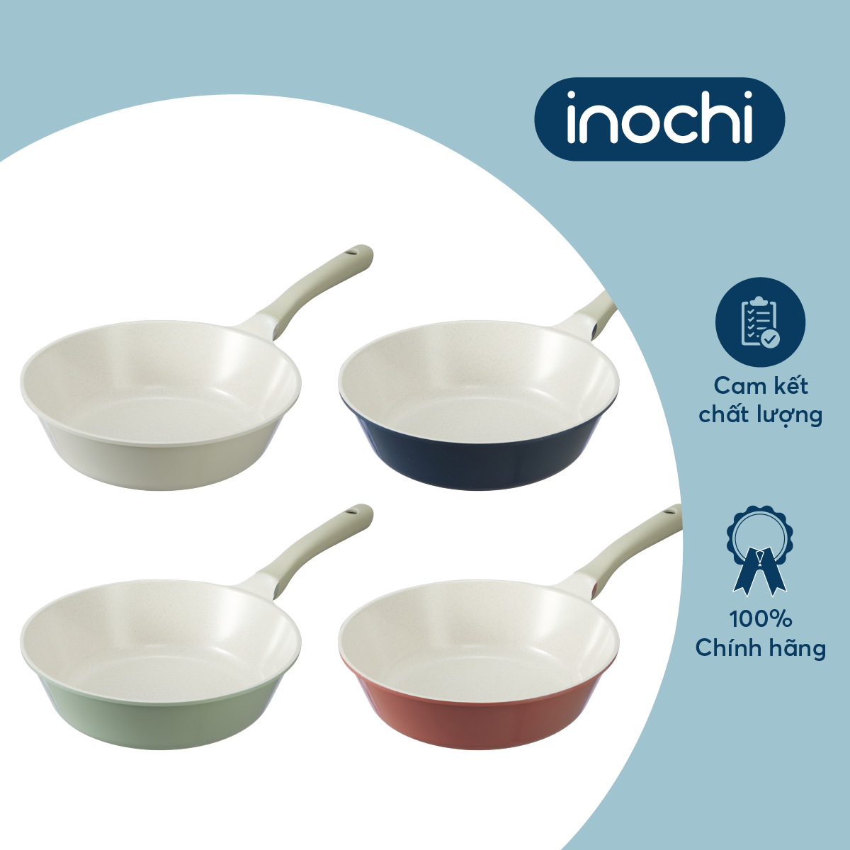 Chảo Chống Dính Omi Simple Inochi Cao Cấp: Không Dính, Bền Bỉ, An Toàn ...