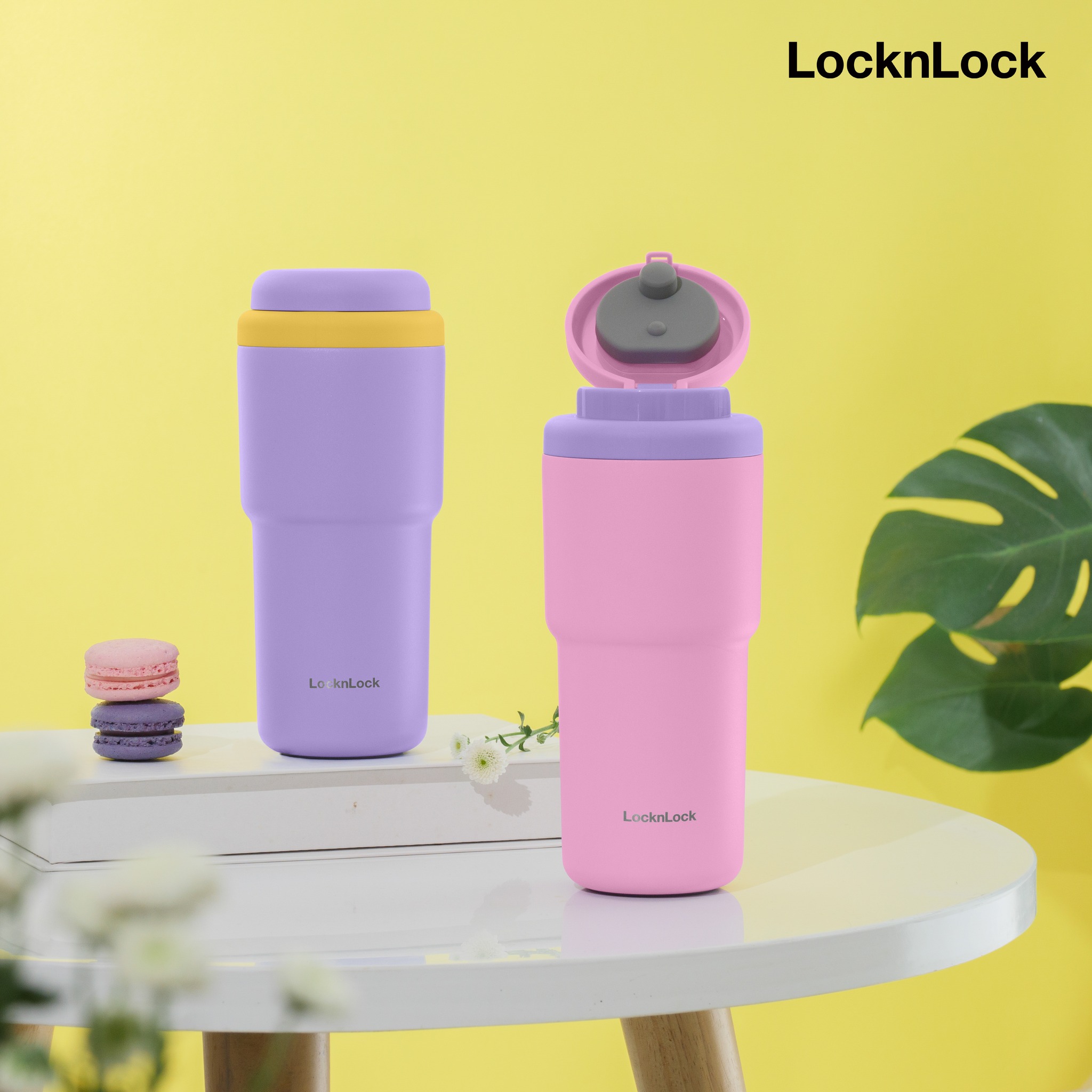 Ly giữ nhiệt LocknLock 480ml Daily Macaron Tumbler LHC3292, LHC3291 ...