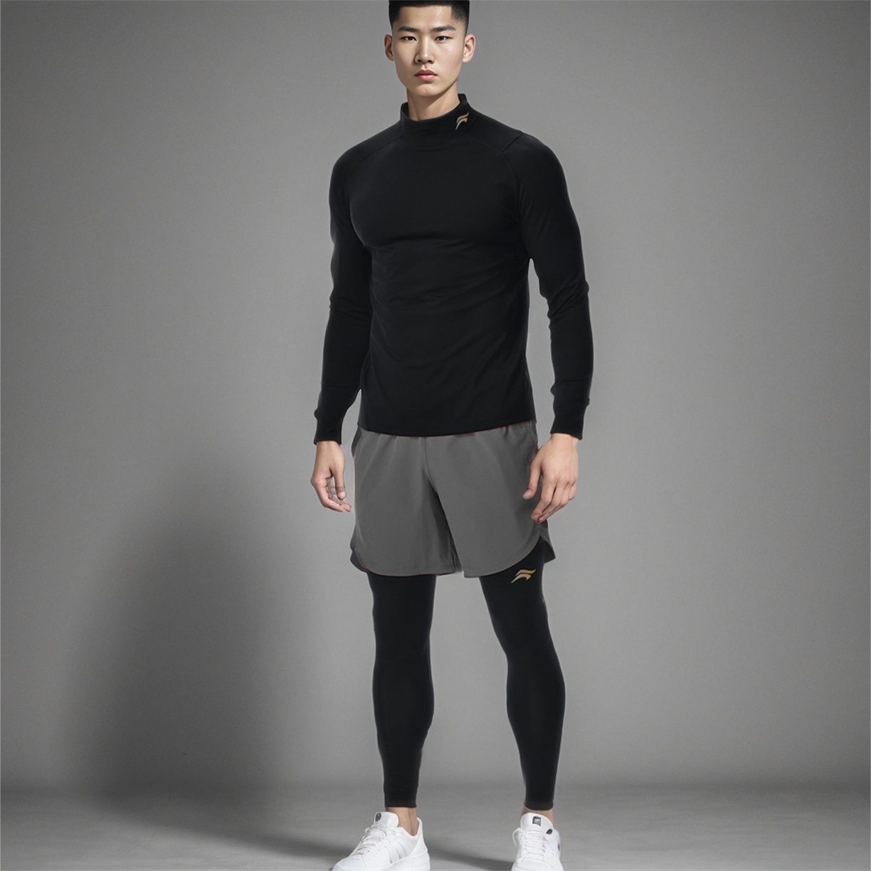 Áo Giữ Nhiệt Nam Cổ Trụ ICOMBAT WARM™ COMPRESSION áo tậy GYM, chống ...