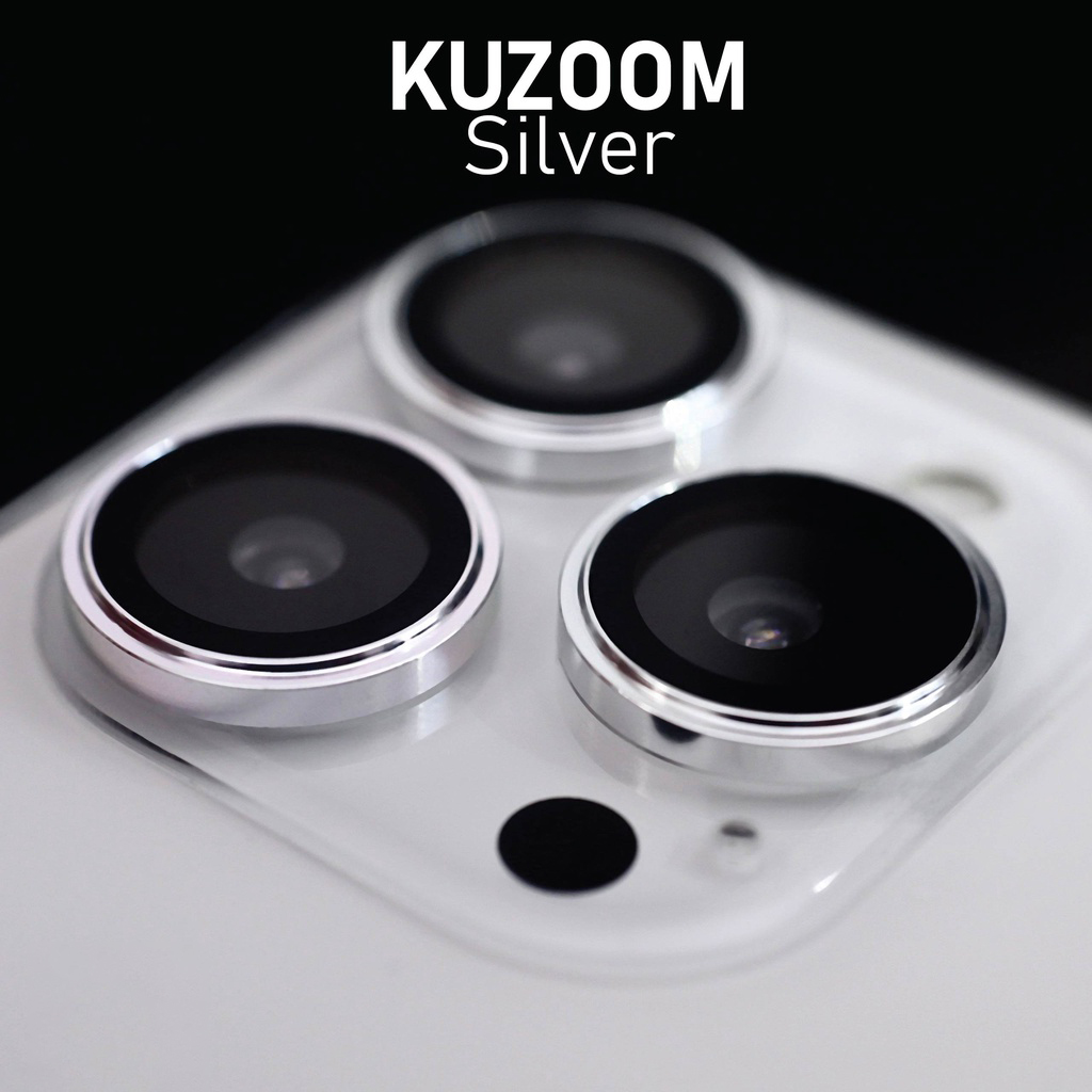 Kính Cường lực Camera Lens Kuzoom cho iPhone 11 12 13 14 15 16 17 Plus ...