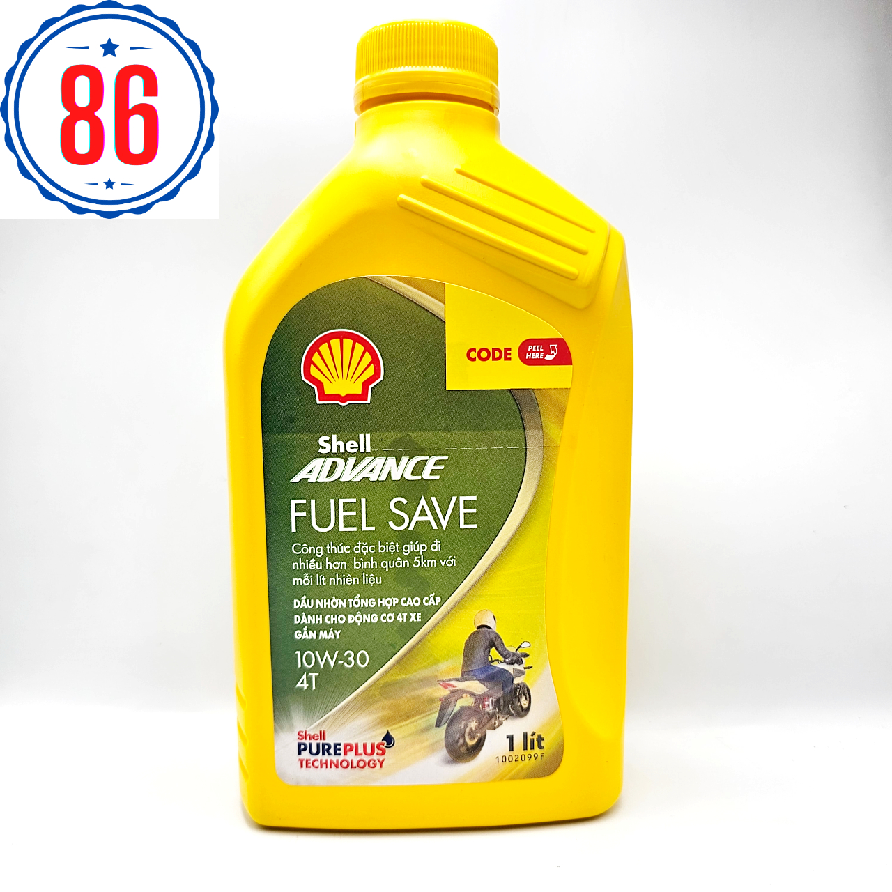 Nhớt tổng hợp Shell Advance Fuel Save 10W30 tiết kiệm nhiên liệu dành ...