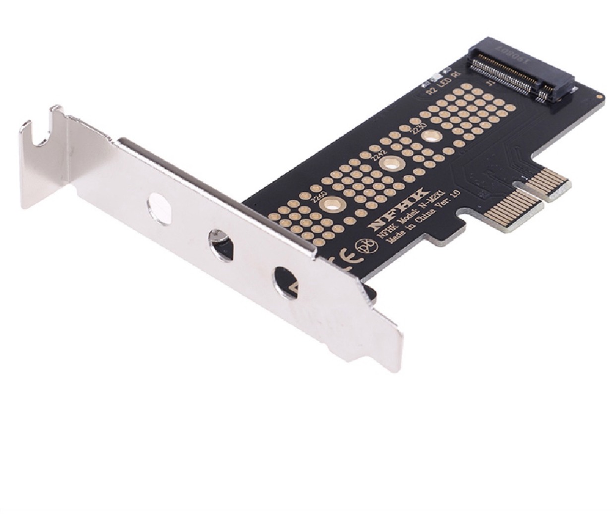 Card Chuyển Đổi M2 NVMe PCIe Sang PCIE X1 Kèm Giá Đỡ Tiện Dụng có tản ...