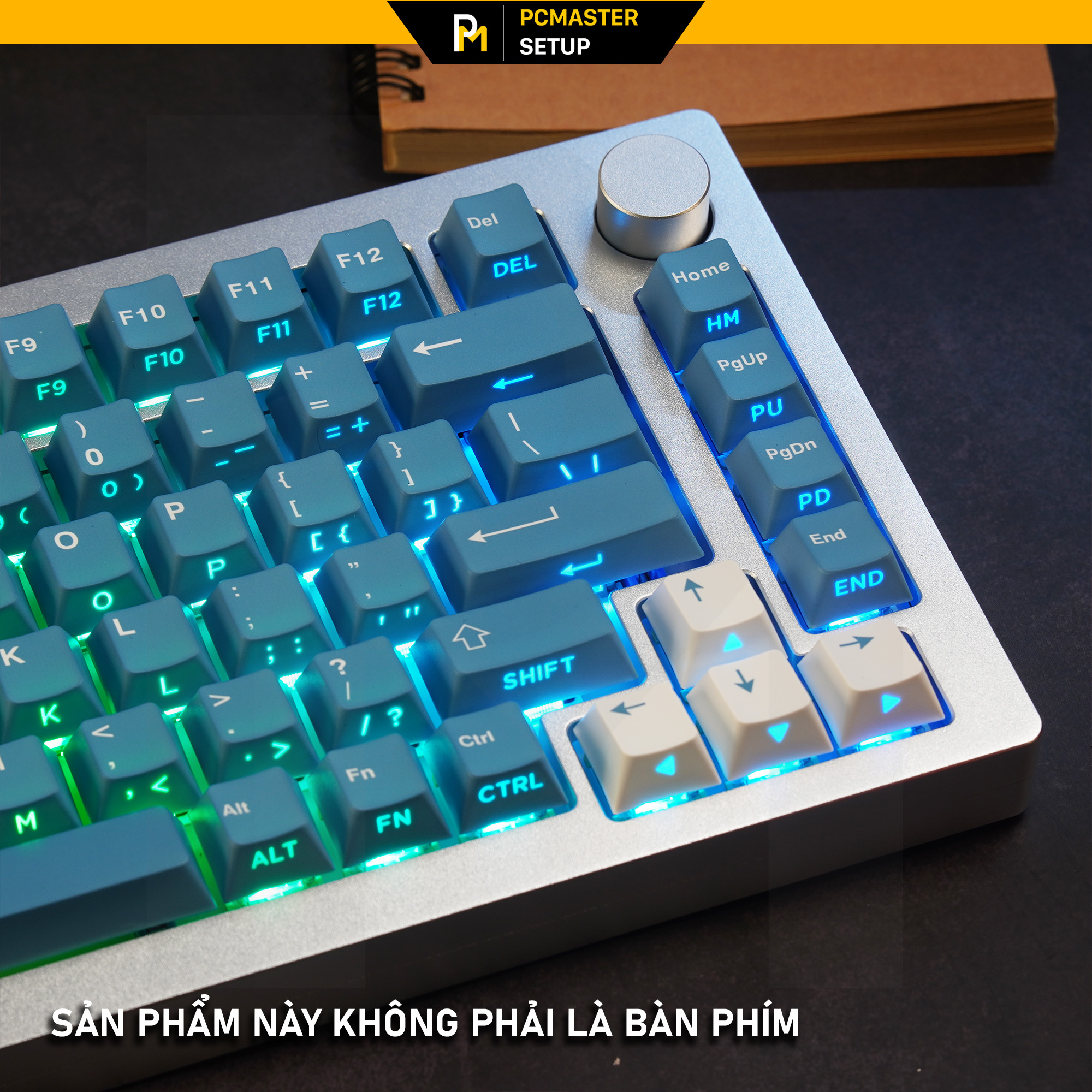 Keycap pbt xuyên led Yeti họa tiết in dyesub xuyên led side print ...