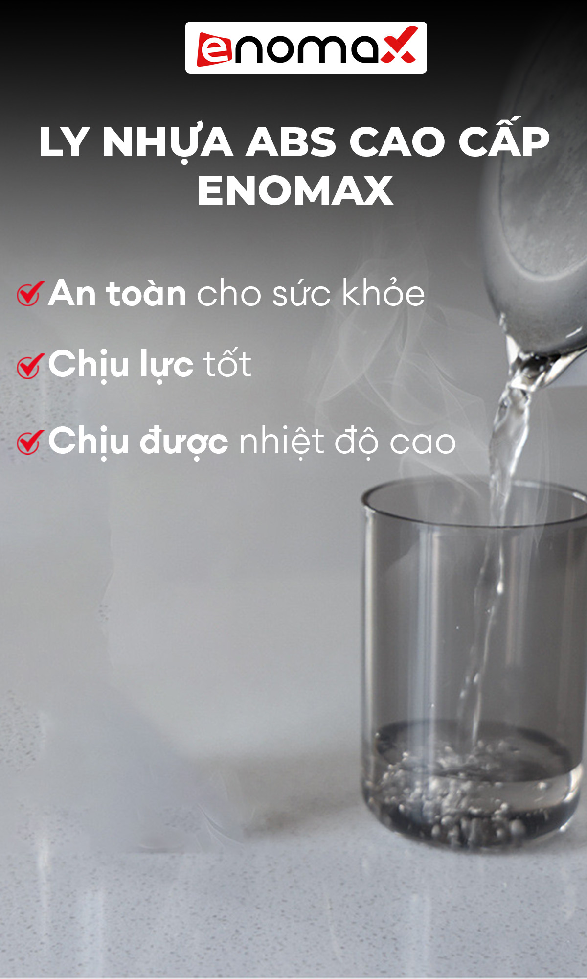Cốc nhựa Enomax dùng để đánh răng, uống nước, chất liệu ABS an toàn cho ...
