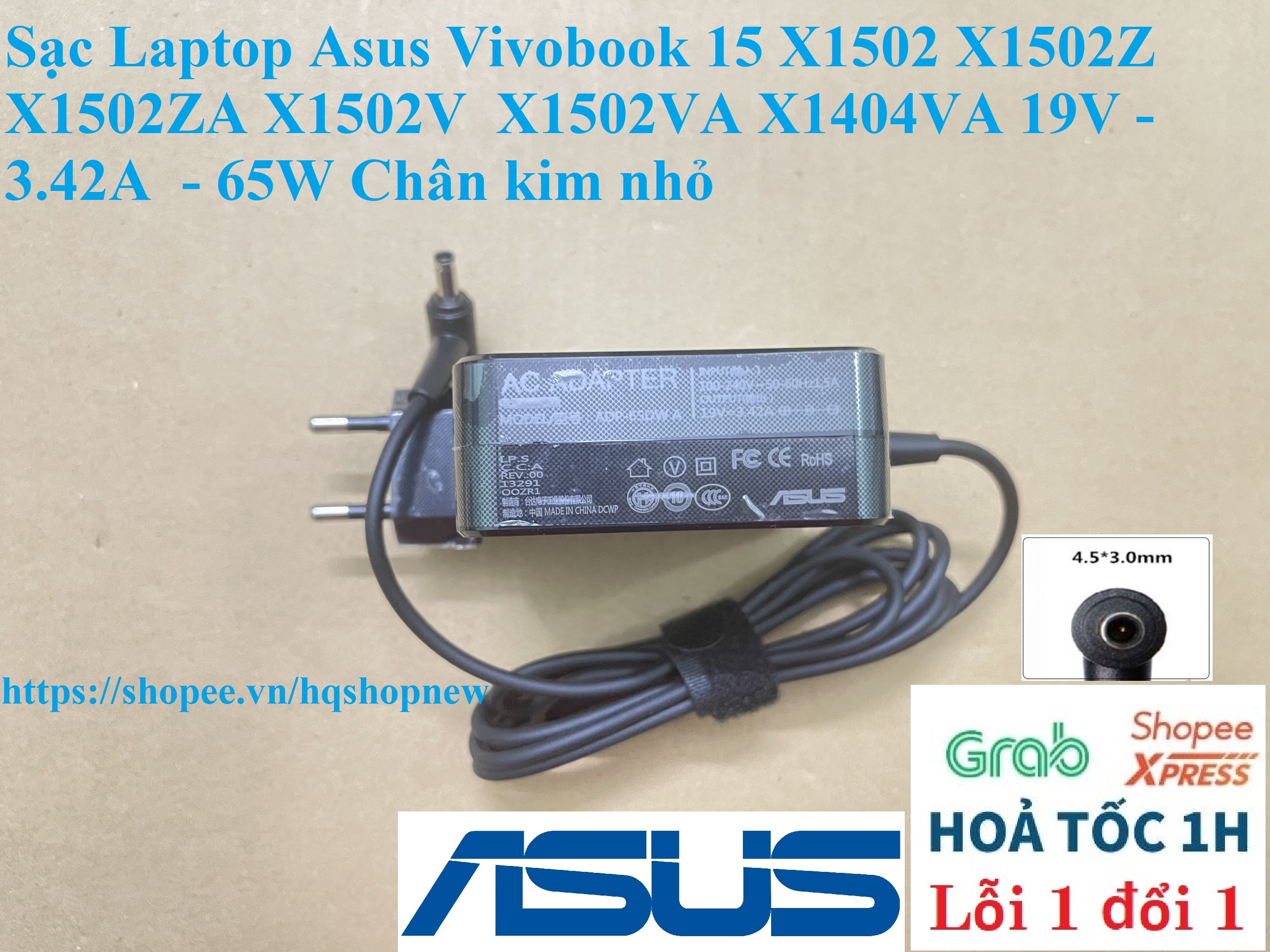 ⚡️ Sạc Laptop Asus Vivobook 15 X1502 X1502Z X1502ZA X1502V X1502VA ...