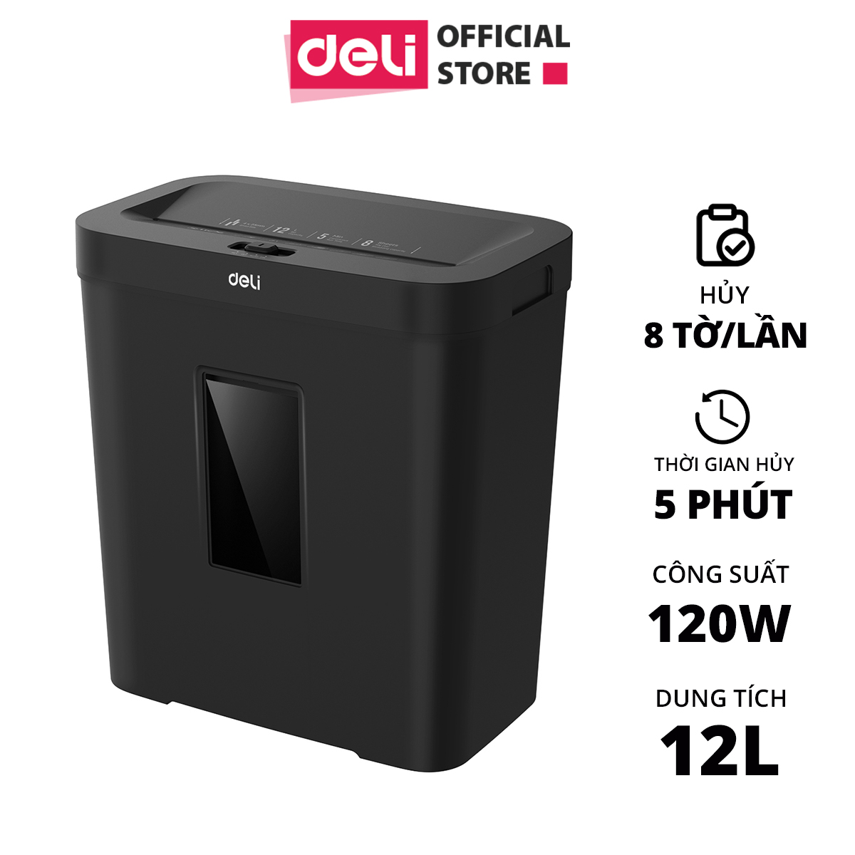 Máy Hủy Tài Liệu Deli Cao Cấp, Máy Băm Giấy Card CD Bảo Mật Thông Tin ...