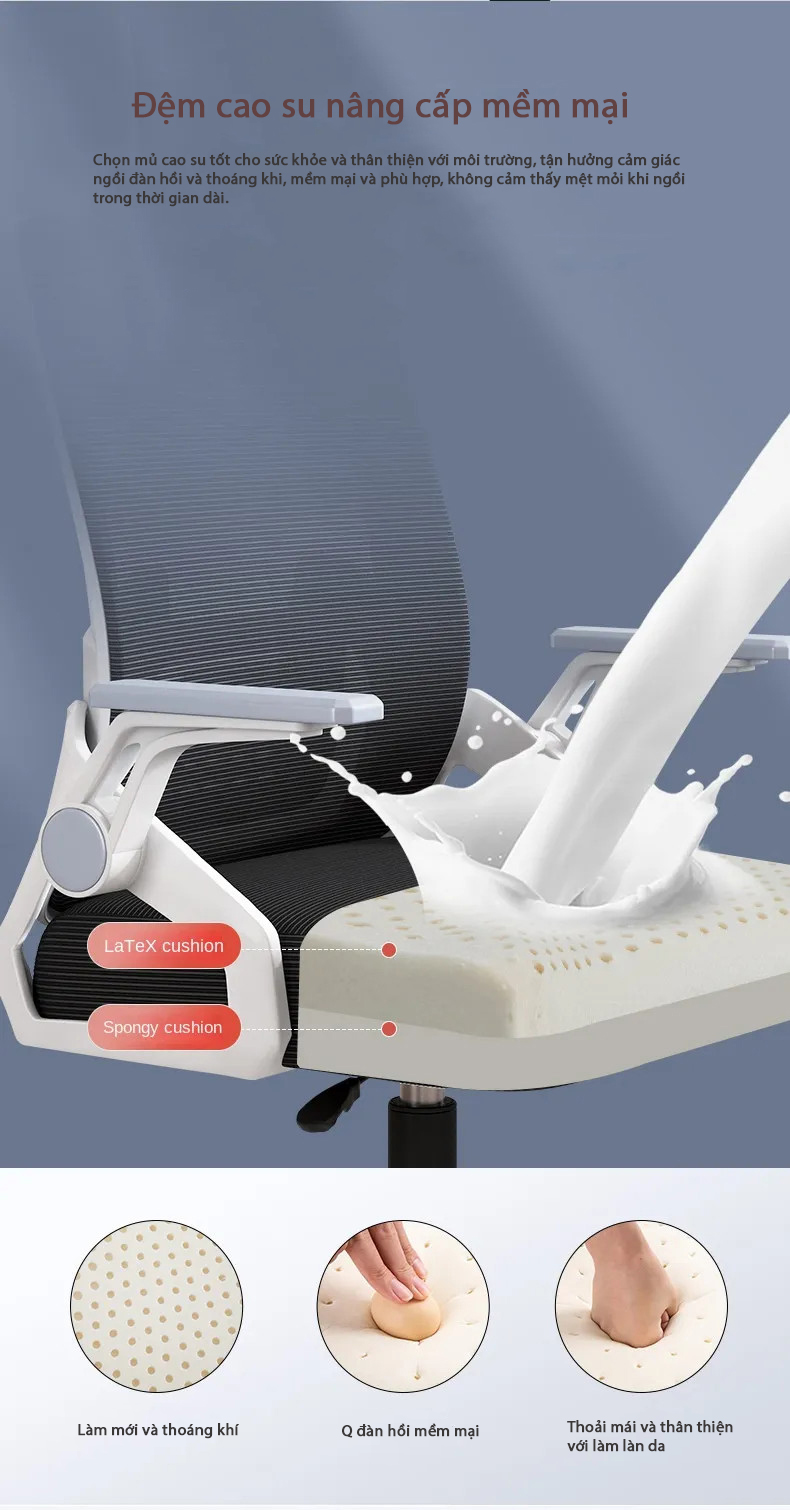 Ghế Xoay văn phòng Công thái học bảo vệ cột sống Thương hiệu VEGOR LIFE ...