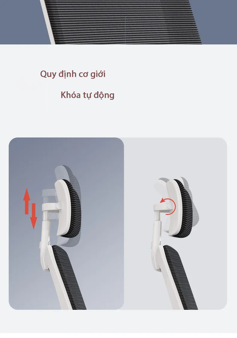 Ghế Xoay văn phòng Công thái học bảo vệ cột sống Thương hiệu VEGOR LIFE ...