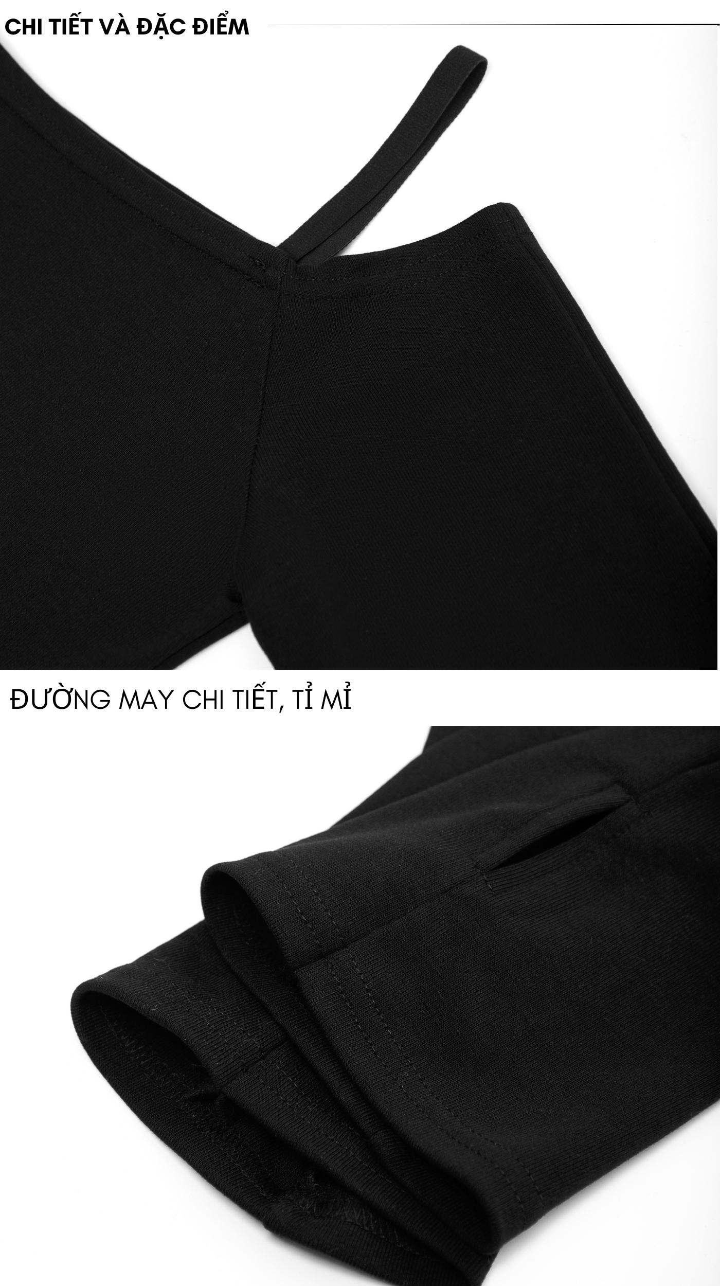 Áo croptop nữ tay dài kiểu trễ vai Hàn Quốc AEDOS form ôm vạt chéo phong cách cá tính - MORSELA ...