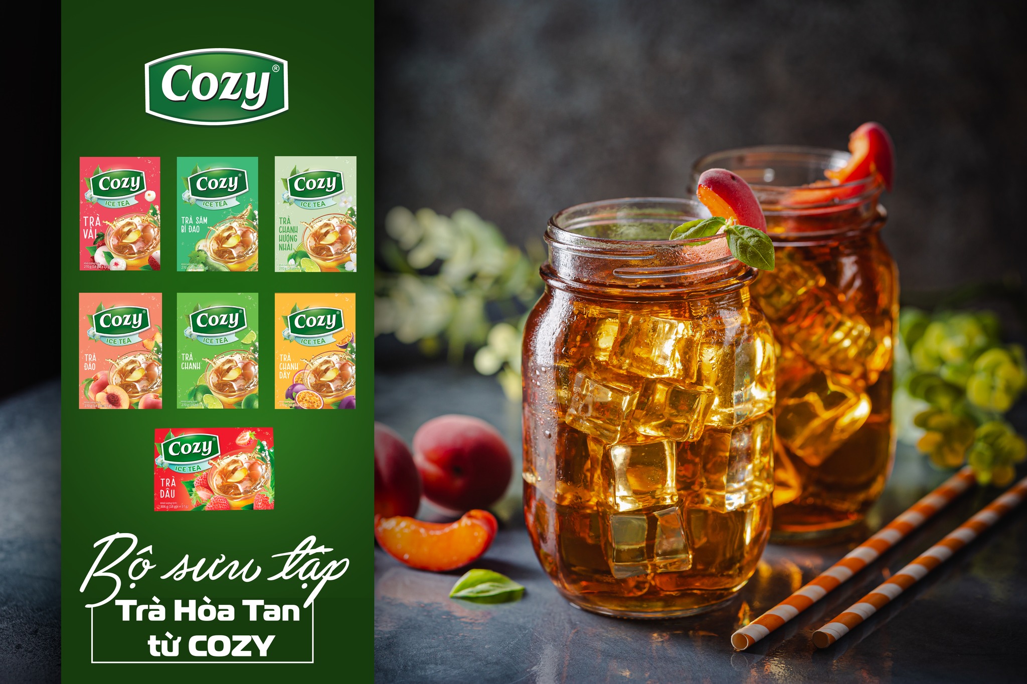 Trà Cozy Hòa Tan Ice Tea Các Vị Thức Uống Giải Khát Thanh Nhiệt Quà ...