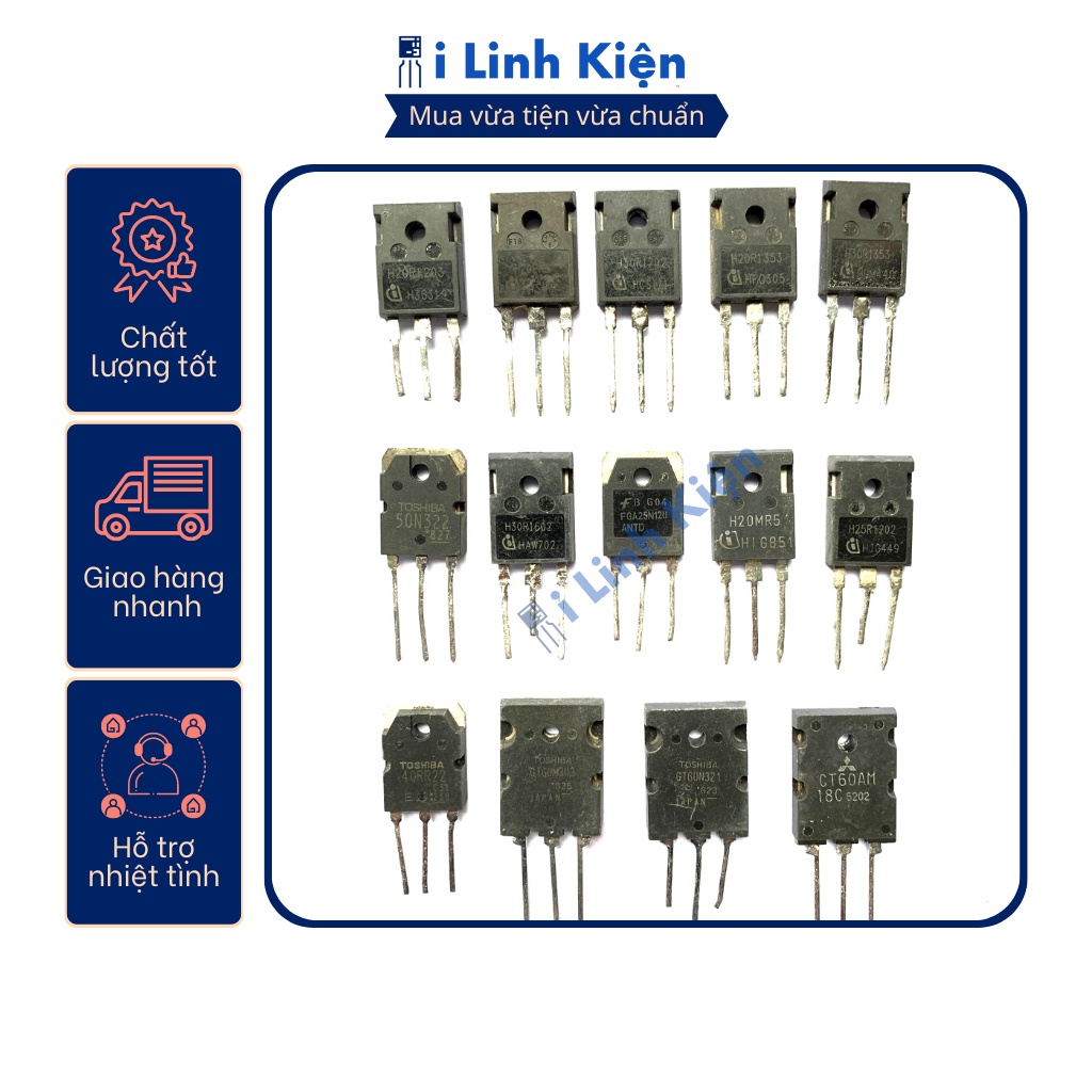 IGBT bếp từ H20R1203 H25R1203 H30R1202 H30R1602 GT60N321 GT60M303 ...