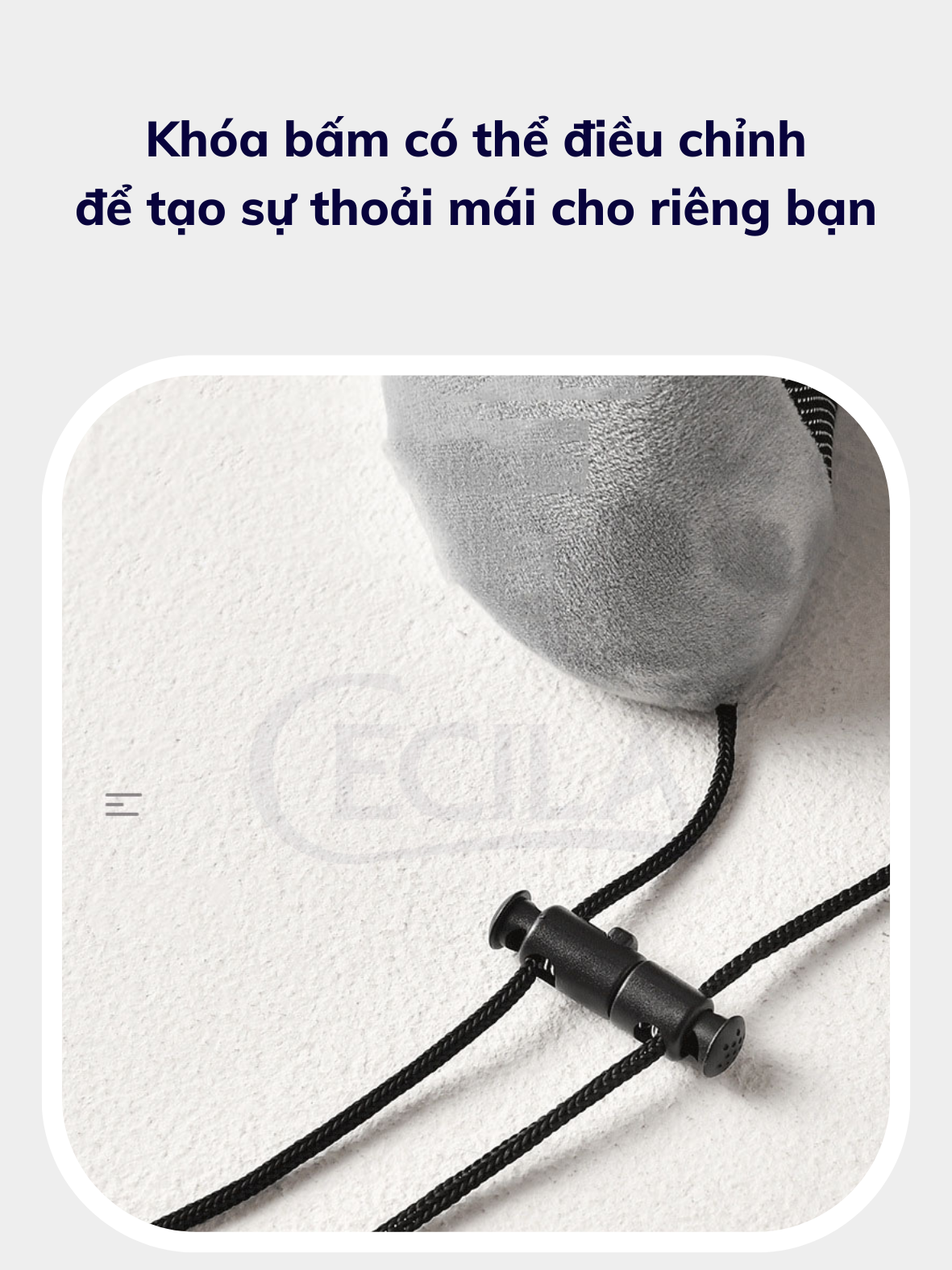 Gối kê cổ chữ U cao su non CECILA cao cấp chống đau mỏi cổ cho dân văn phòng, du lịch đi ô tô ...