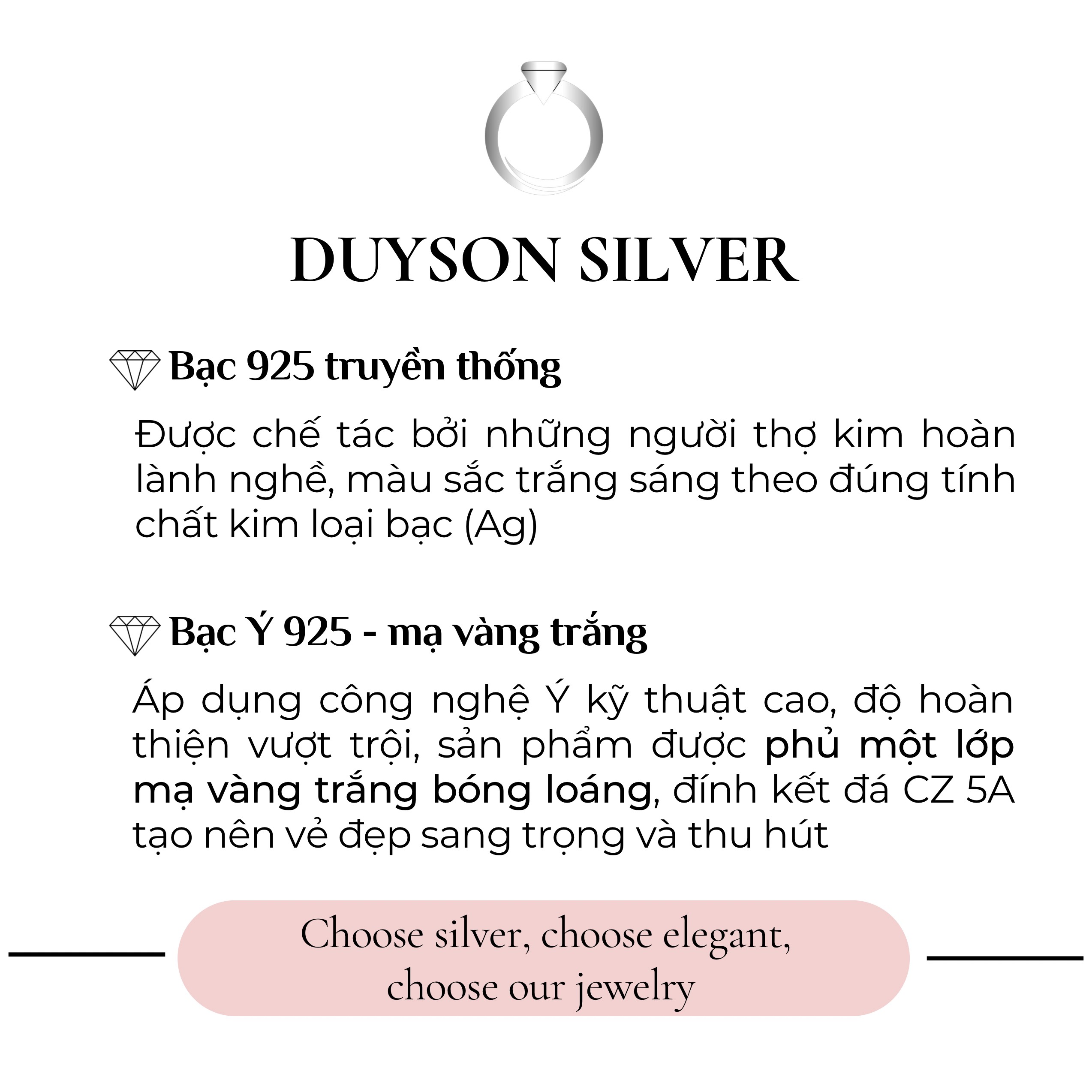 Lắc tay bạc Ý 925 mạ vàng trắng cỏ 4 lá Duyson Silver, vòng tay nữ cỏ ...