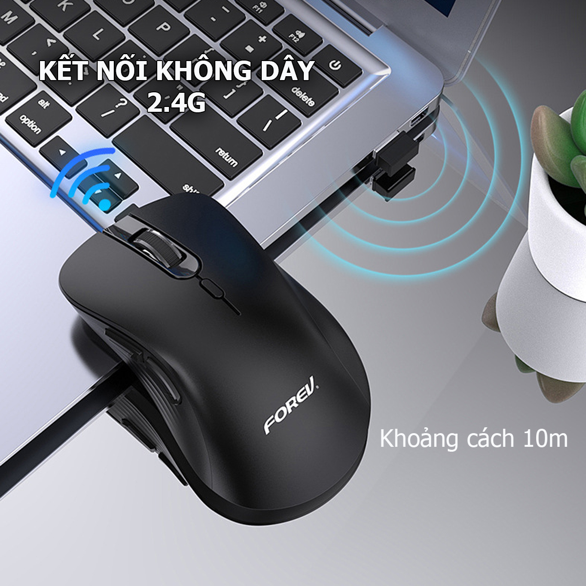 Chuột không dây G200 kết nối bằng đầu thu USB tương thích với laptop và ...