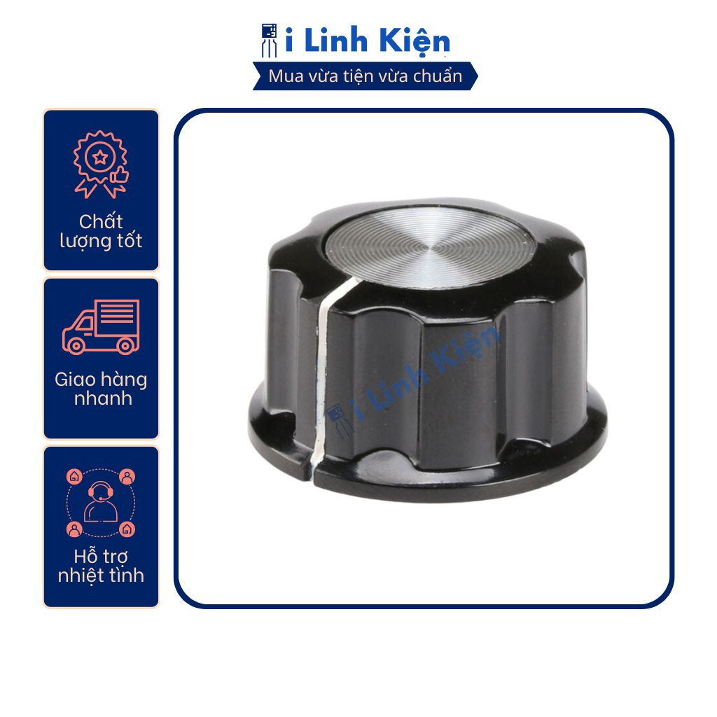 Núm vặn volume, núm vặn chiết áp MF-A03 WH118 / WX050 / RV24 6mm bằng ...