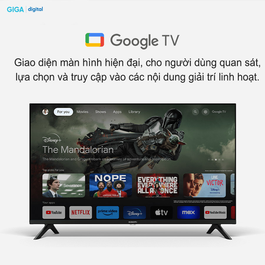 Xiaomi Google Tivi HD 32 inch 32A - ELA5214VN - L32M8-P2SEA - TV Với ...