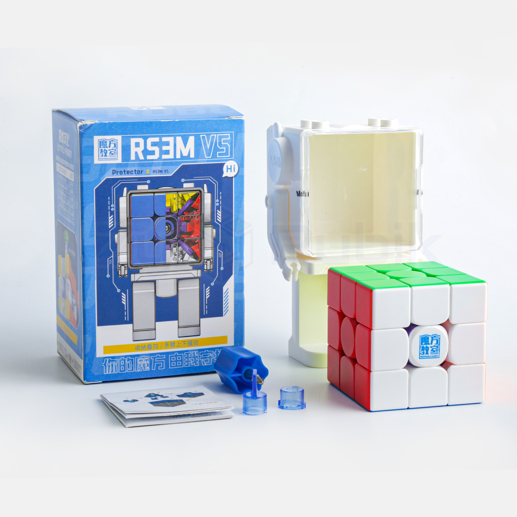 Rubik 2023 Moyu RS3m V5 5 Phiên Bản Magnetic/ Maglev/ Ballcore UV Kèm Đế Robot- Rubik Rs3m V5 ...