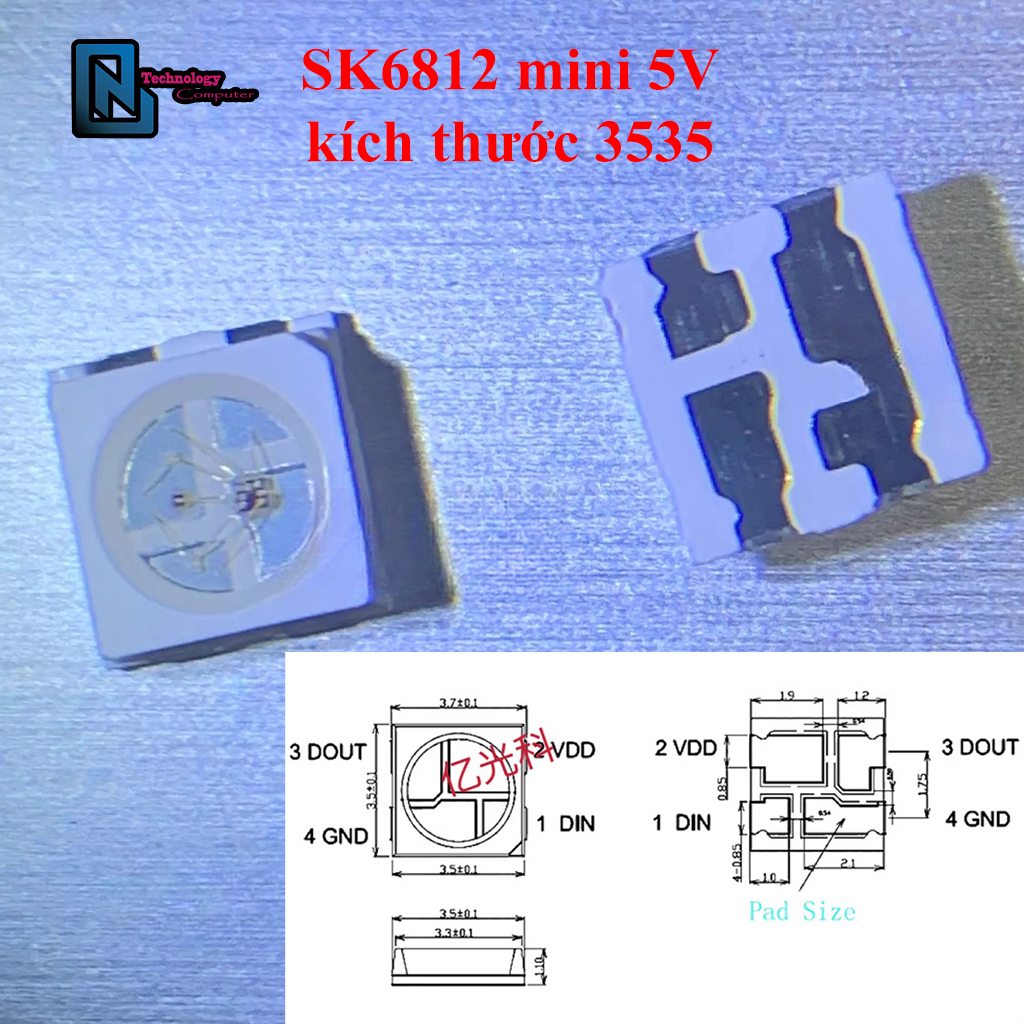 Đèn LED 6028 RGB 4 Chân Dành Cho Bàn Phím Cơ | Shopee Việt Nam