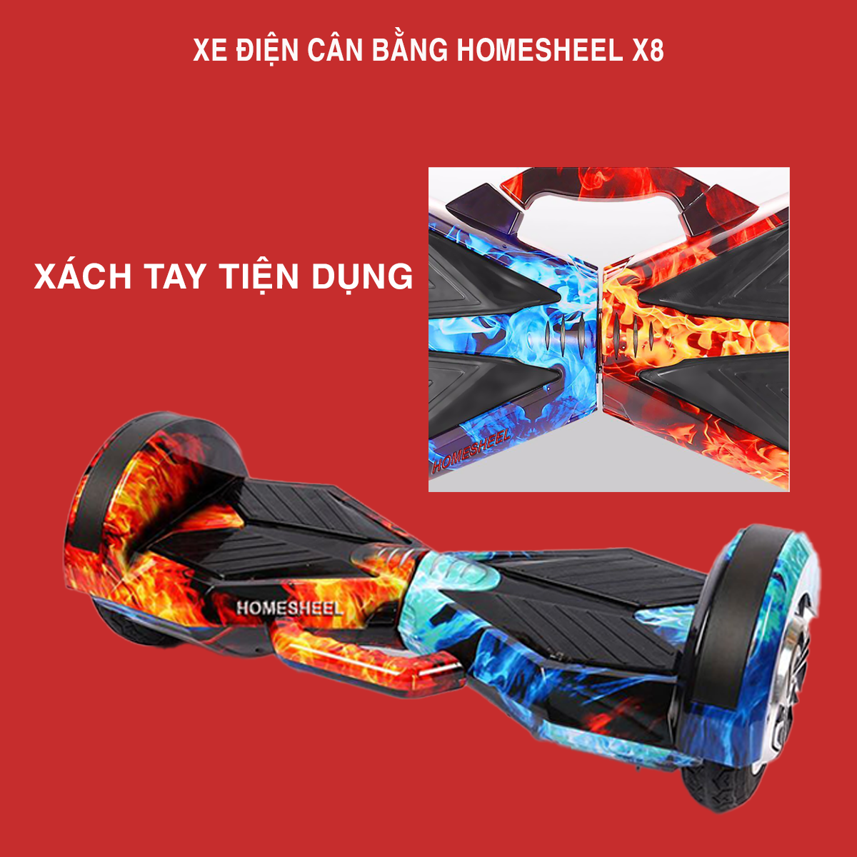 XE ĐIỆN CÂN BẰNG HOMESHEEL X8 PLUS bảo hành 24 Tháng | Shopee Việt Nam