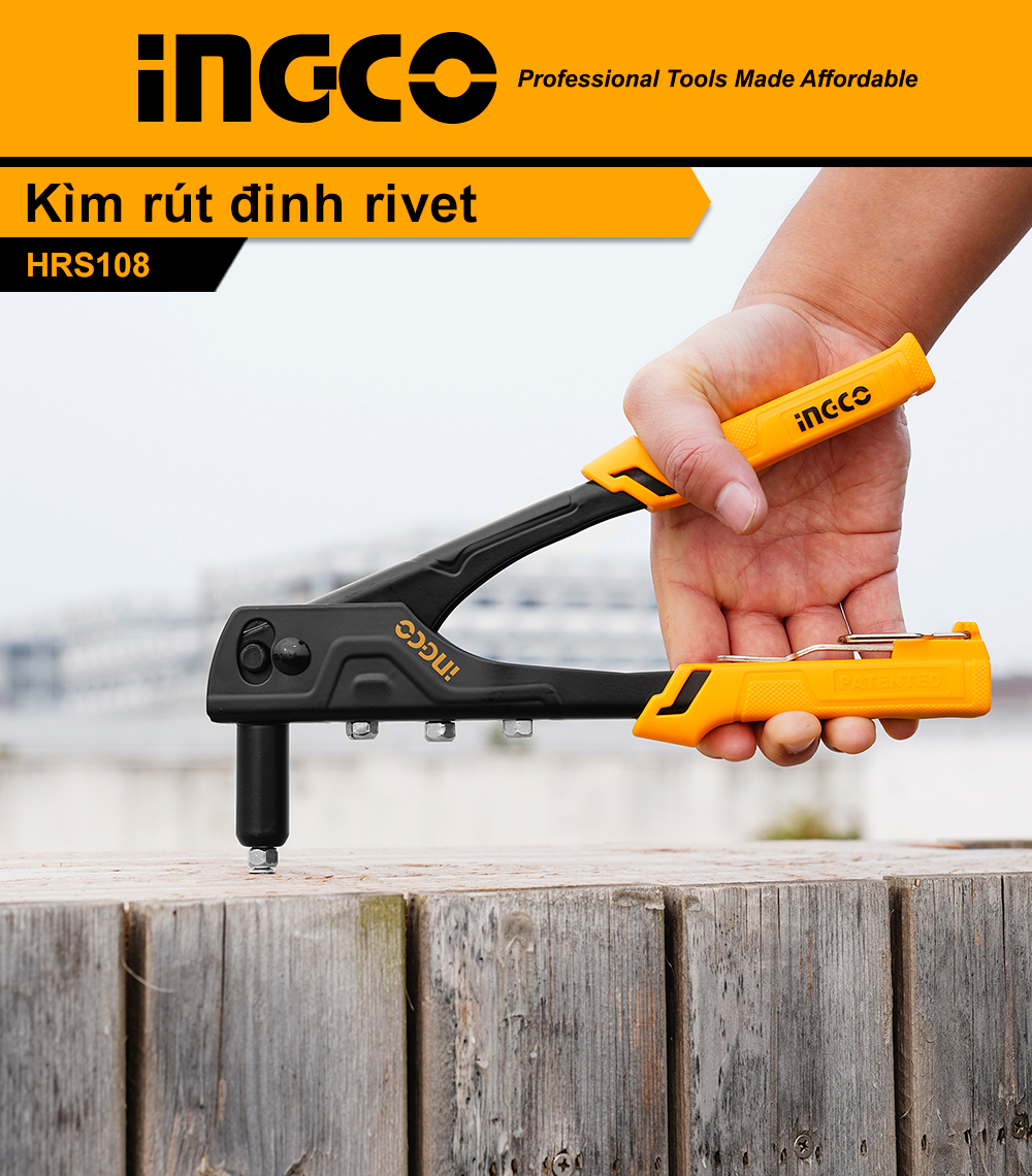 Kìm rút đinh rivet kìm bấm đinh rive INGCO HRS108 | Shopee Việt Nam