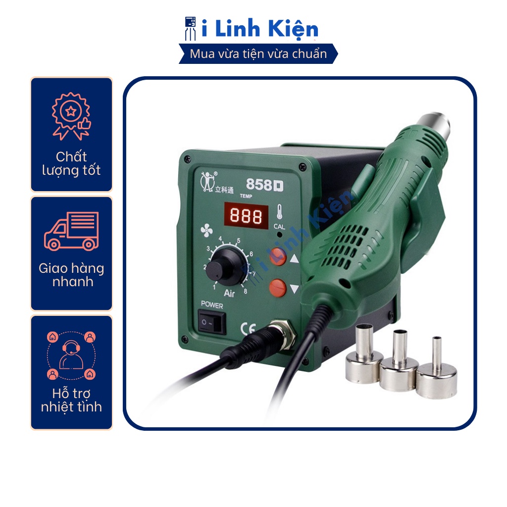 Trạm khò nhiệt DBL 858D 858A cao cấp chính hãng độ bền cao. | Shopee ...