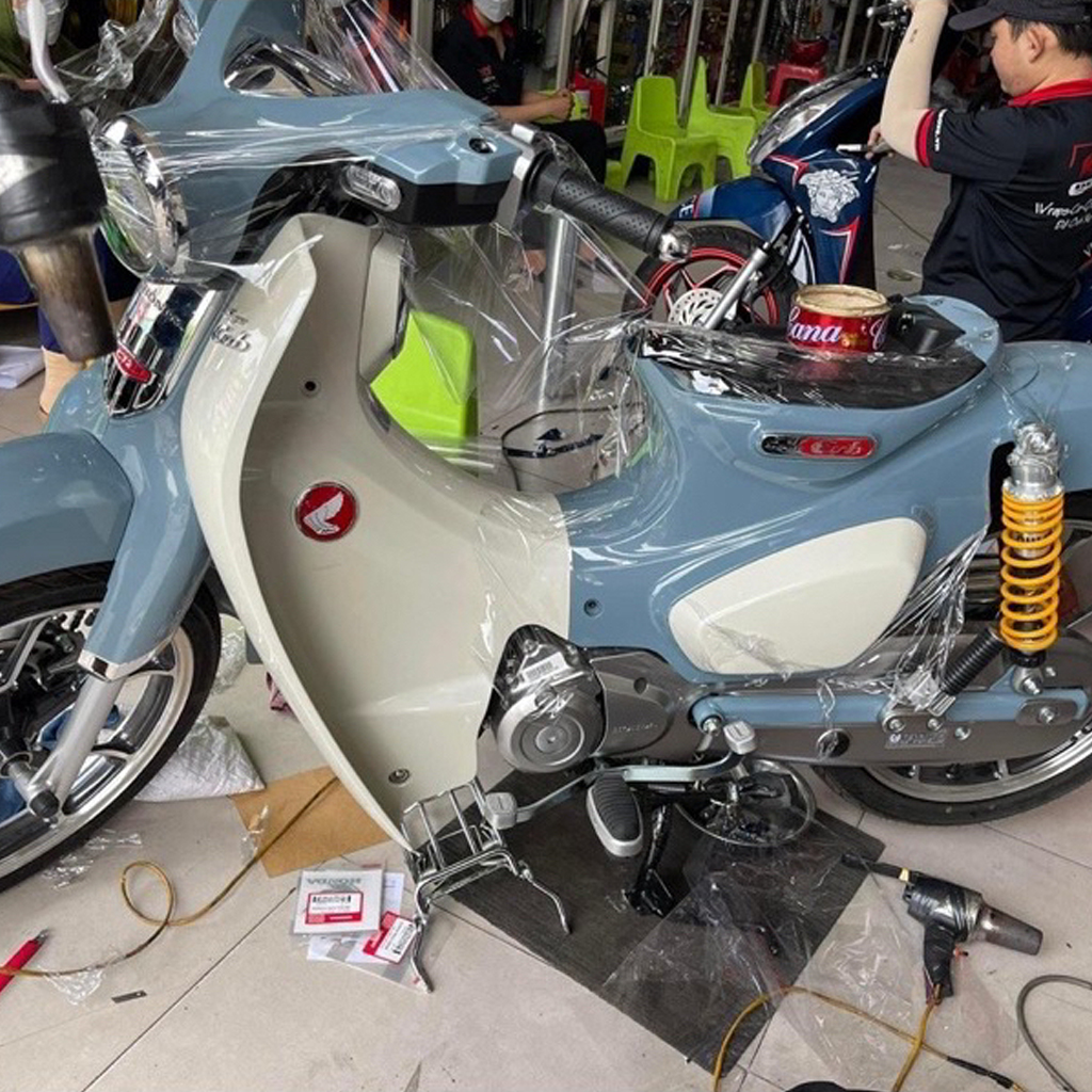 Decal nilon trong suốt dán laptop chống trầy, decan trong suốt dán xe ...