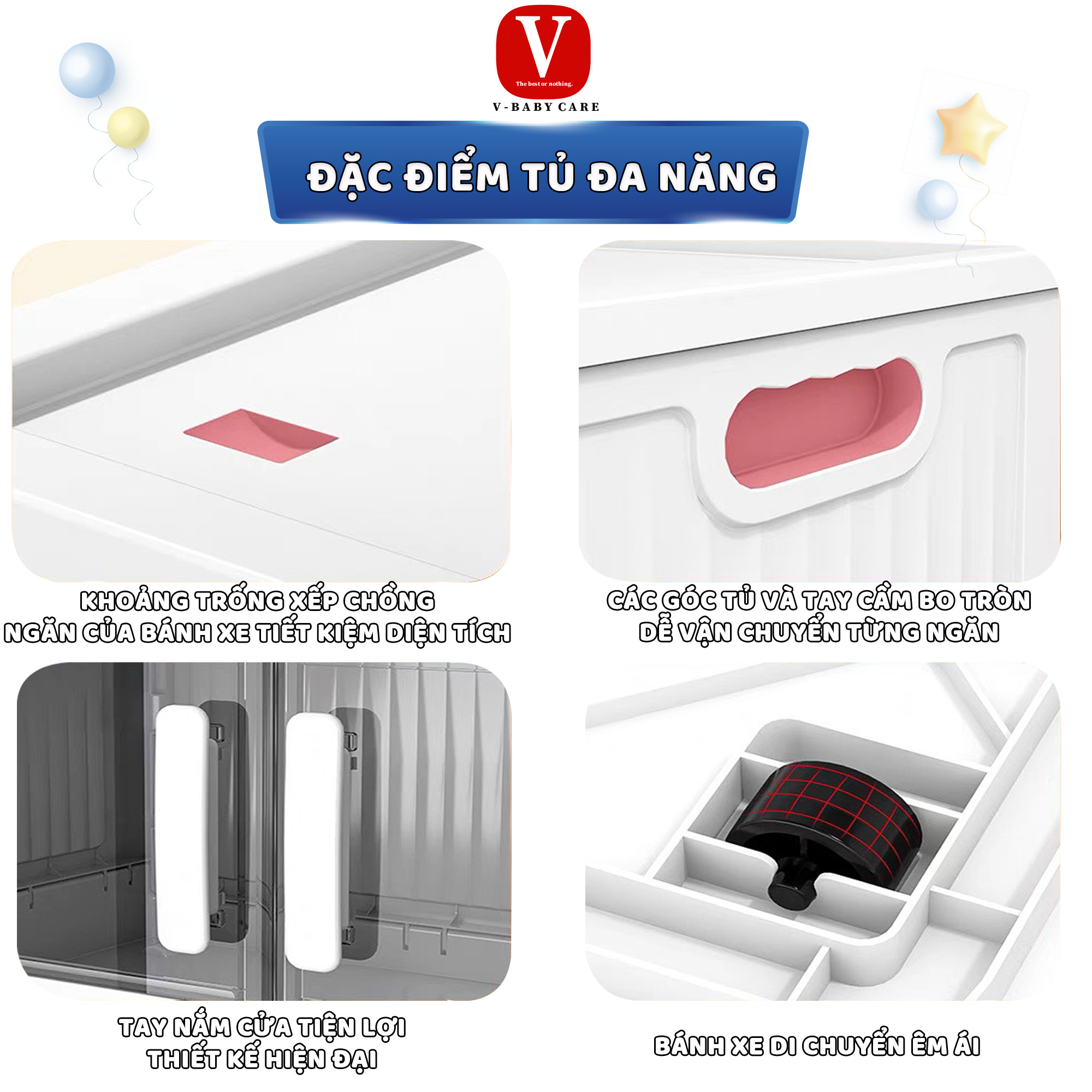 Tủ Nhựa Đựng Đồ Cho Bé Y118 Đa Năng, Gấp Gọn Nhiều Kích Thước V-BABY ...
