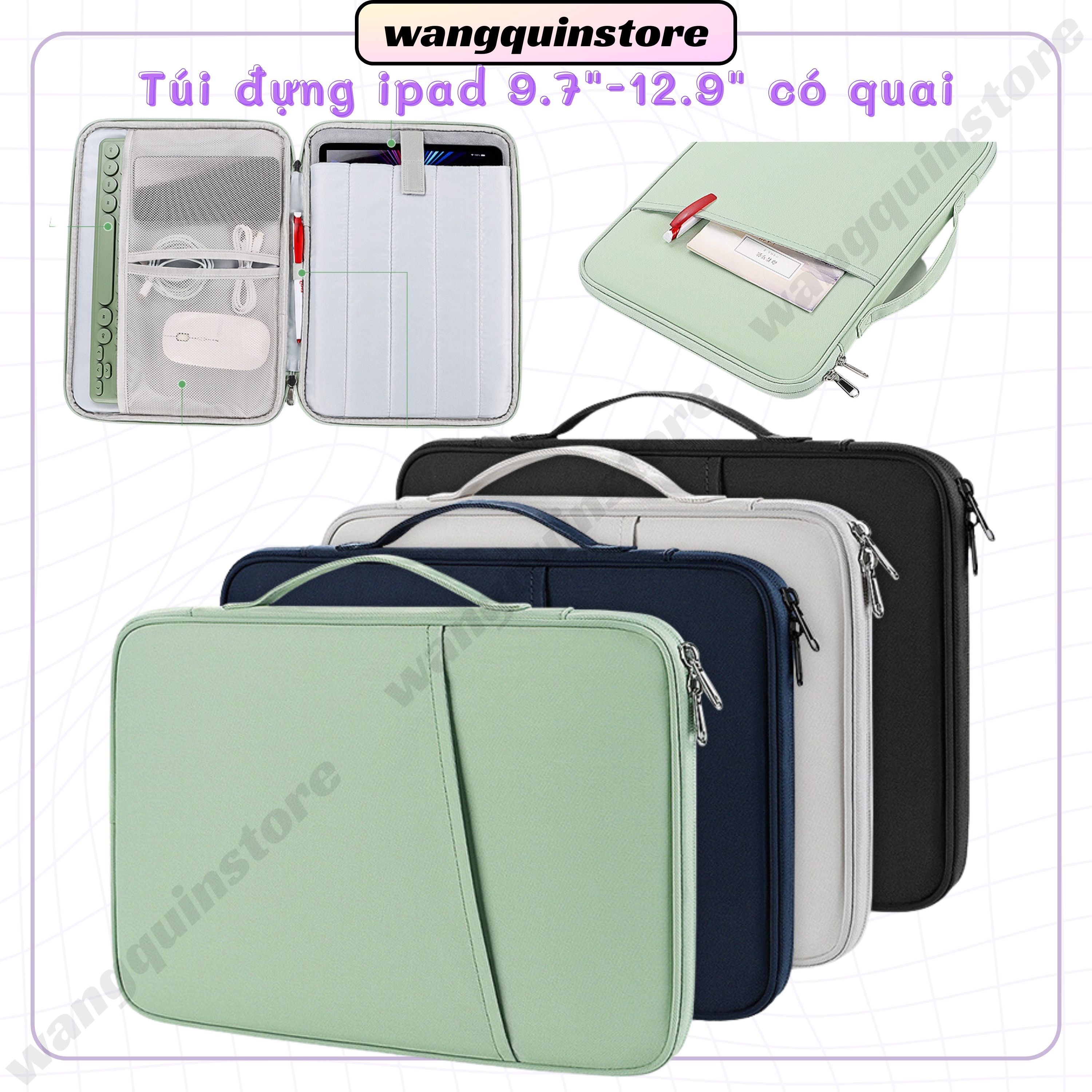 Túi đựng ipat túi chống sốc tablet có quai bao vải đựng tablet máy tính ...